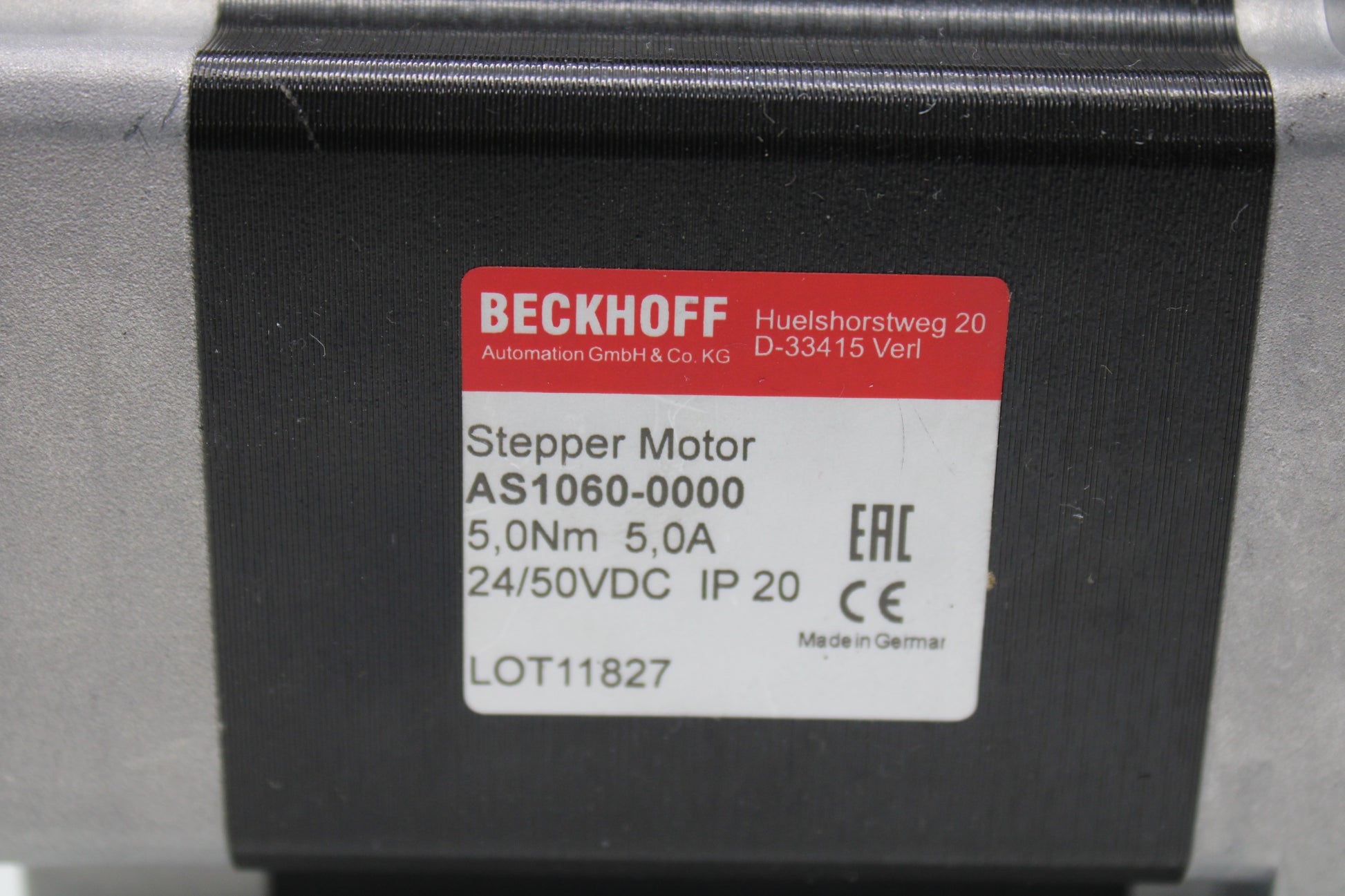 Beckhoff AS1060-0000 Stepper Motor – NTC Tech