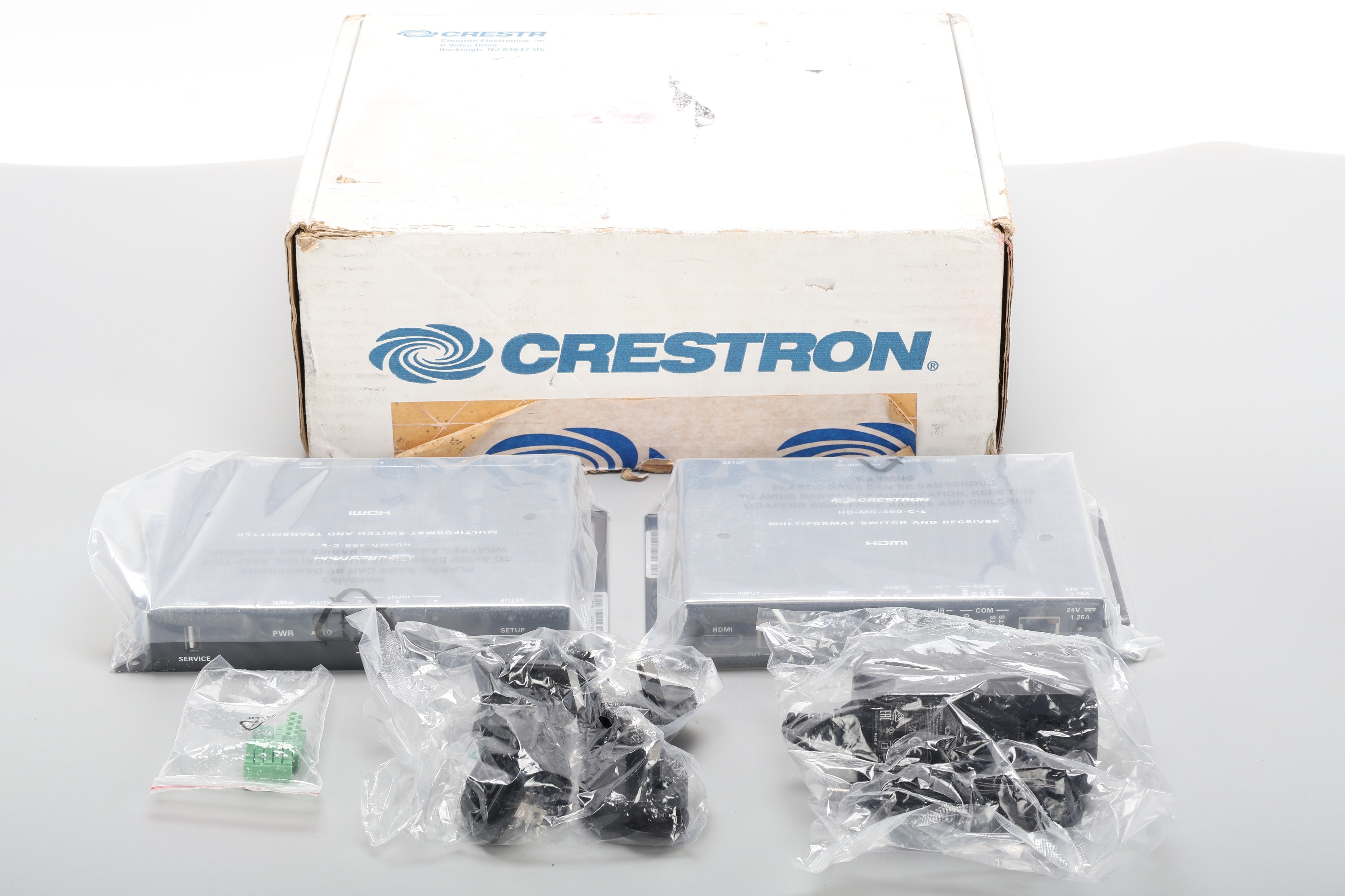Crestron HD-MD-400-C-E Multiformat Switch Receiver/Transmitter - New O ...