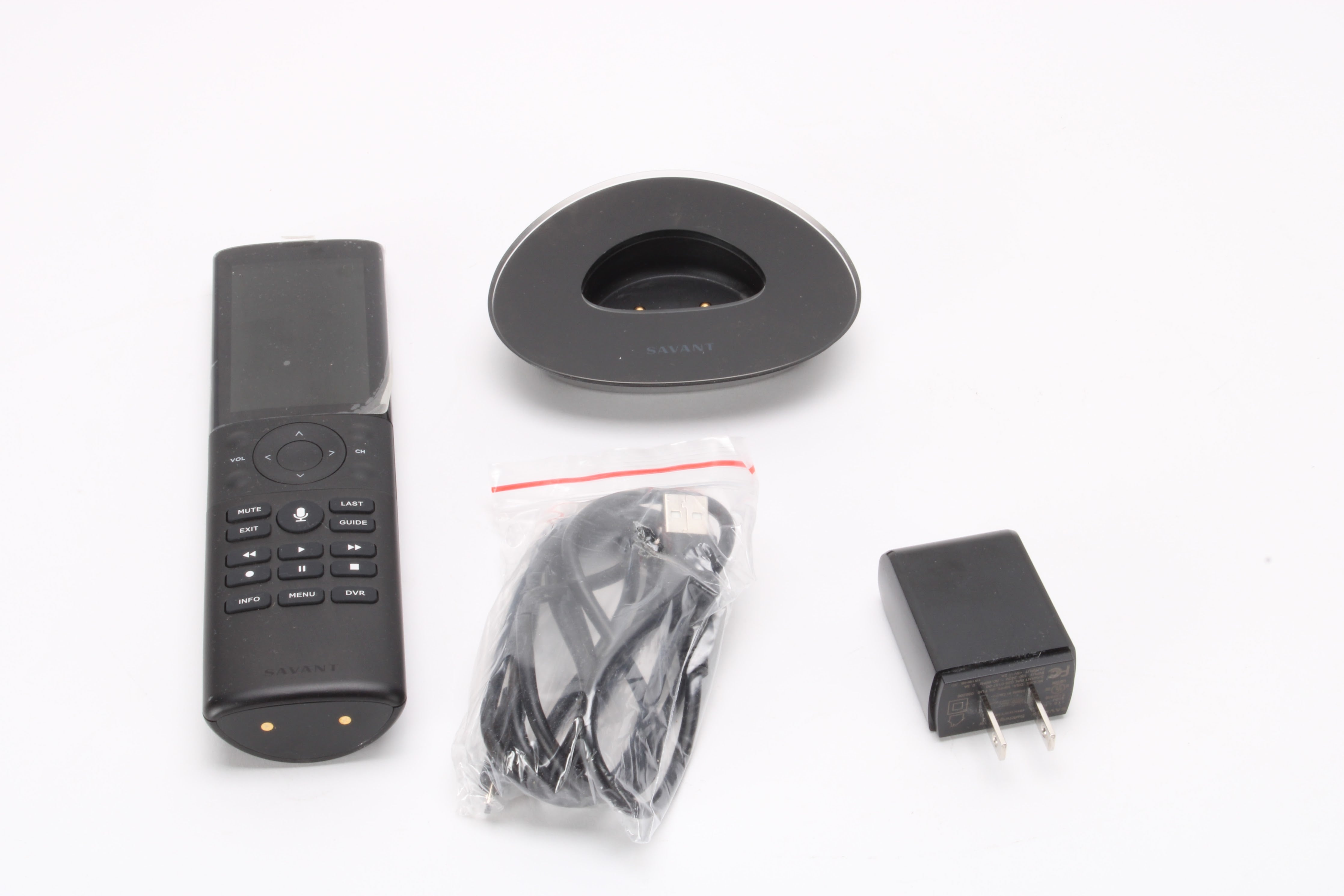 Savant REM-0100-01 Universal Remote Control With Base, Box and Power S ...