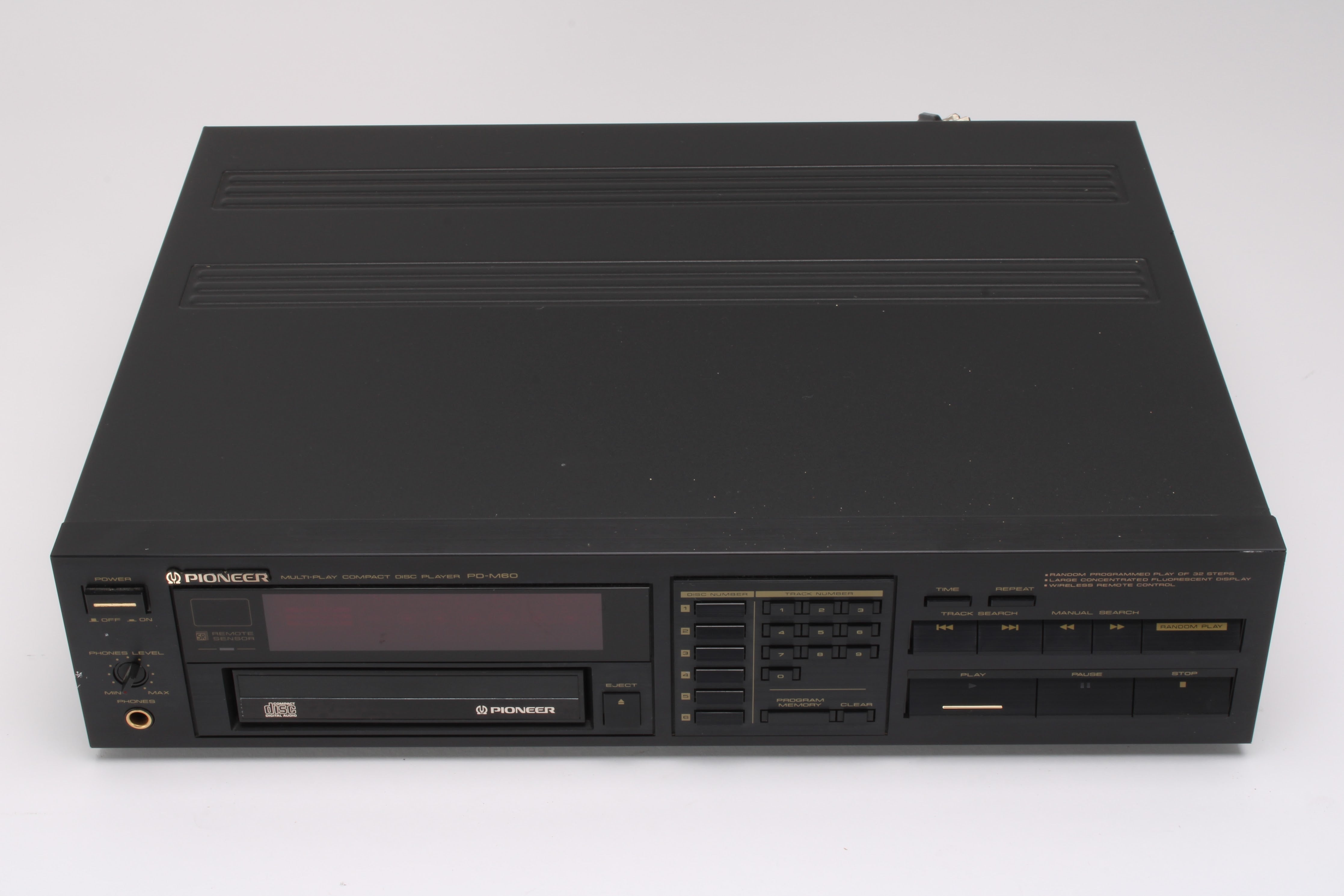 Pioneer PD-M80 Multi-Play Compact Disc Player W/ PRW-172 Single-Play C ...