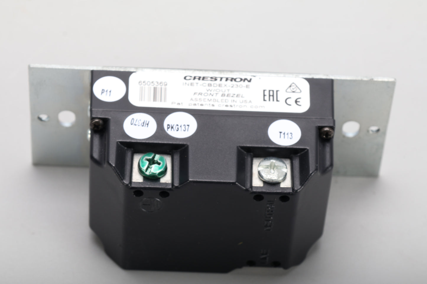 Crestron INET-CBDEX-230-E W/O FRONT BEZEL DIN Rail High Voltage Dimmer ...