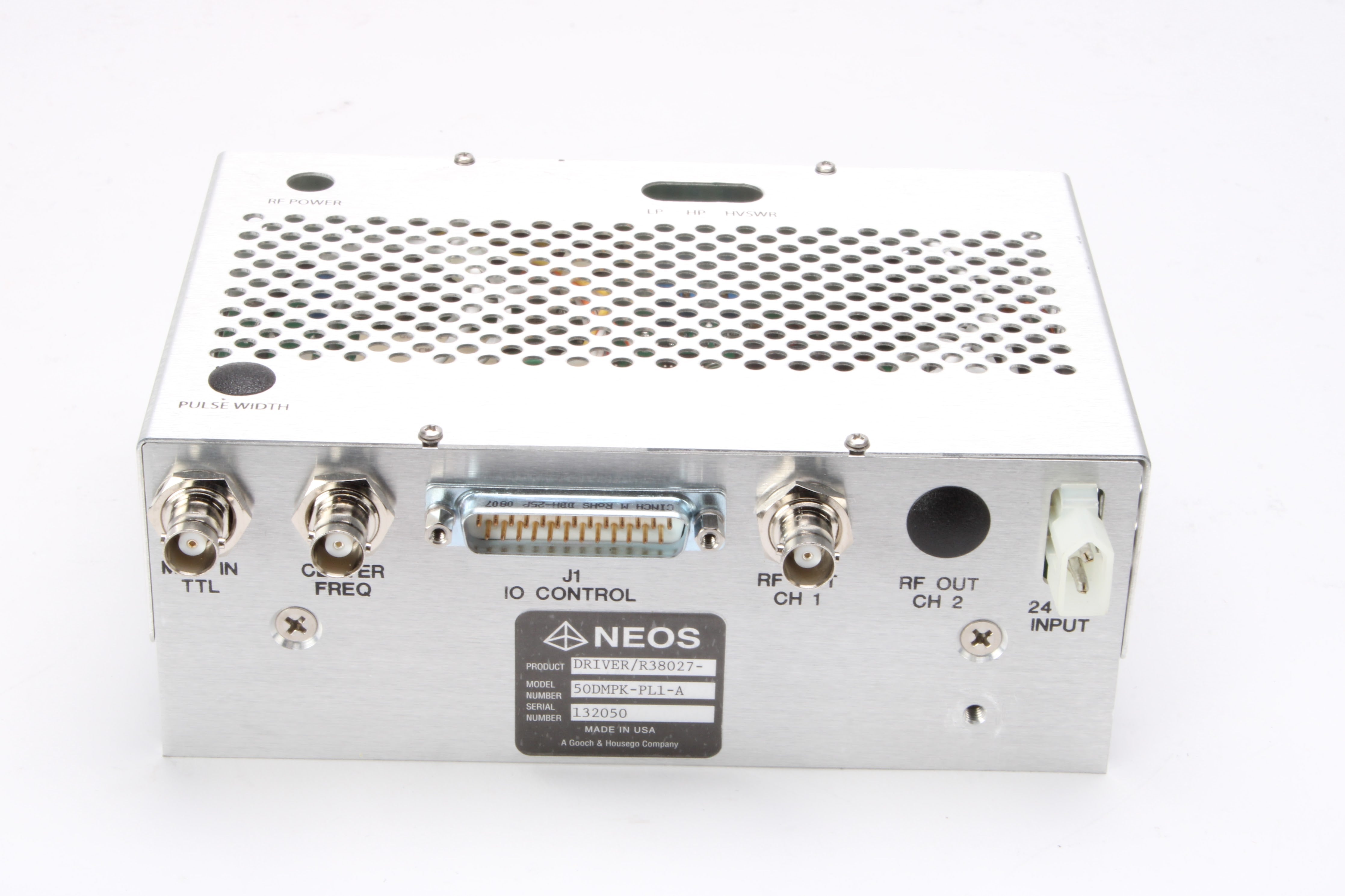 Gooch & Housego R38027-50DMPK-PL1-A NEOS RF Driver – NTC Tech