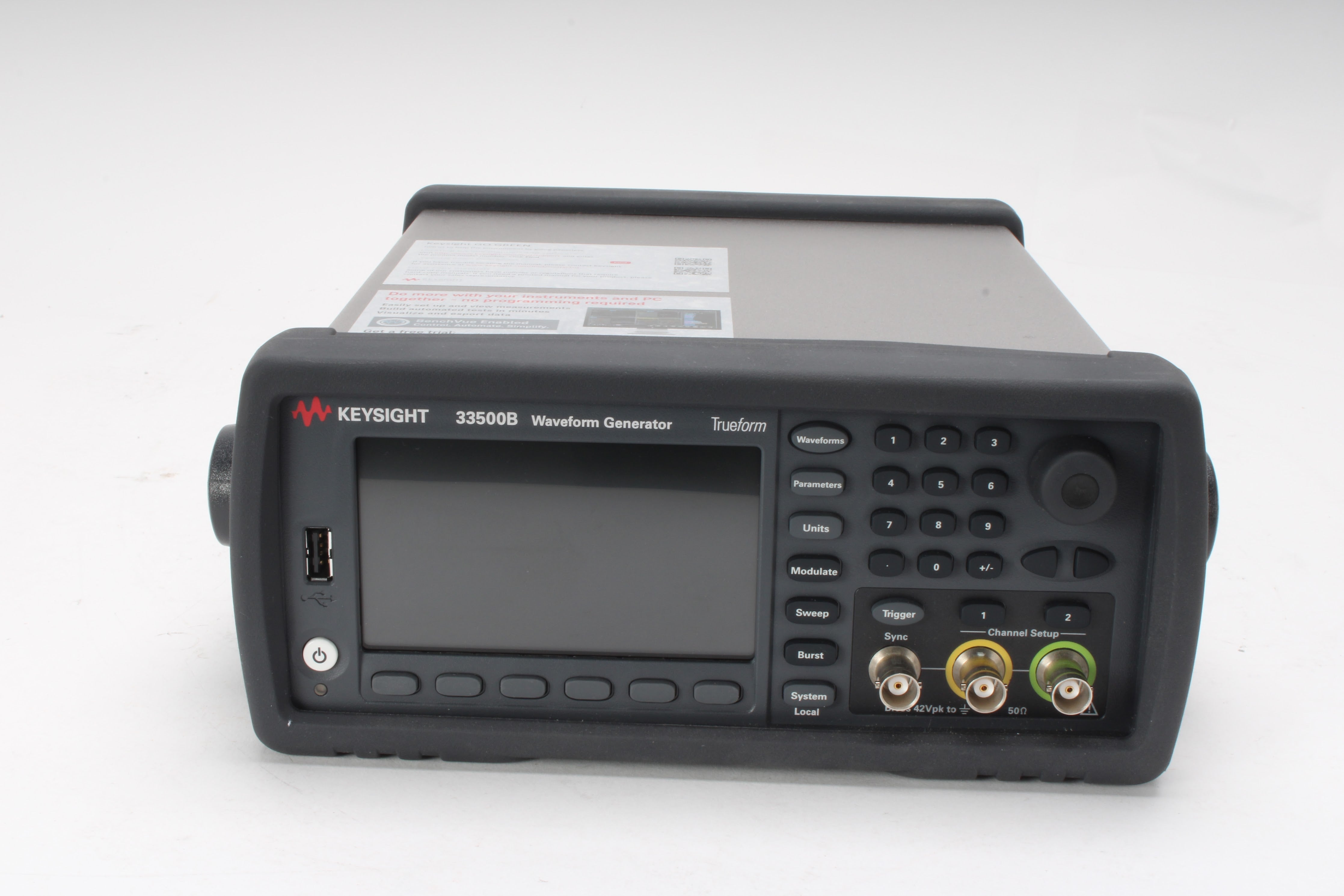 Keysight 33522B Trueform Waveform Generator 30 MHz, 2-Channel W/ Arb ...