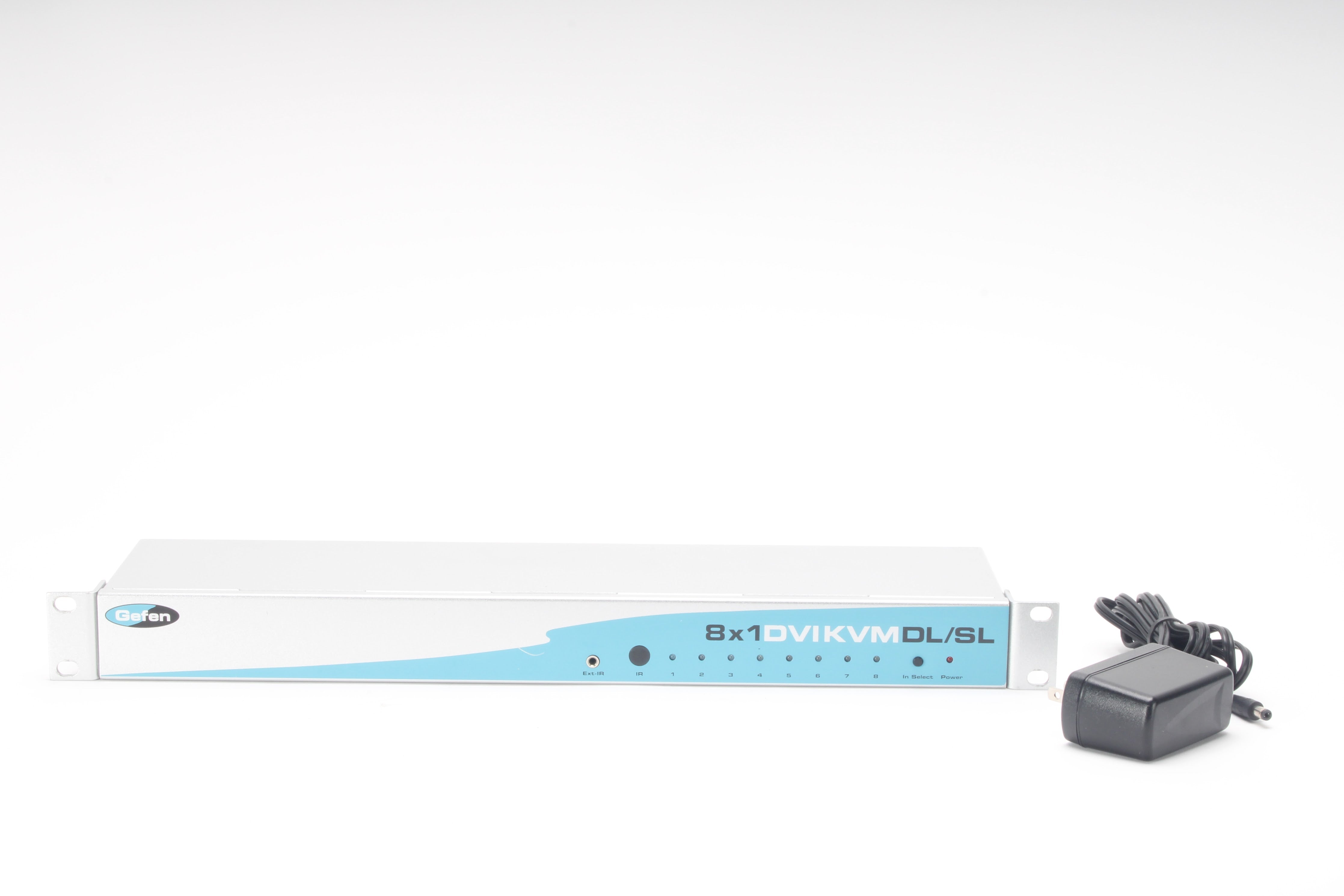 Gefen 8x1 DVIKVM DL/SL Dual Link DVI KVM Switcher With Power Supply ...