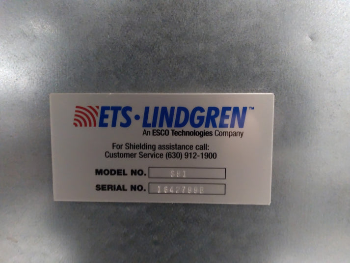 ETS-Lindgren S81 RF Shielded Enclosure – NTC Tech