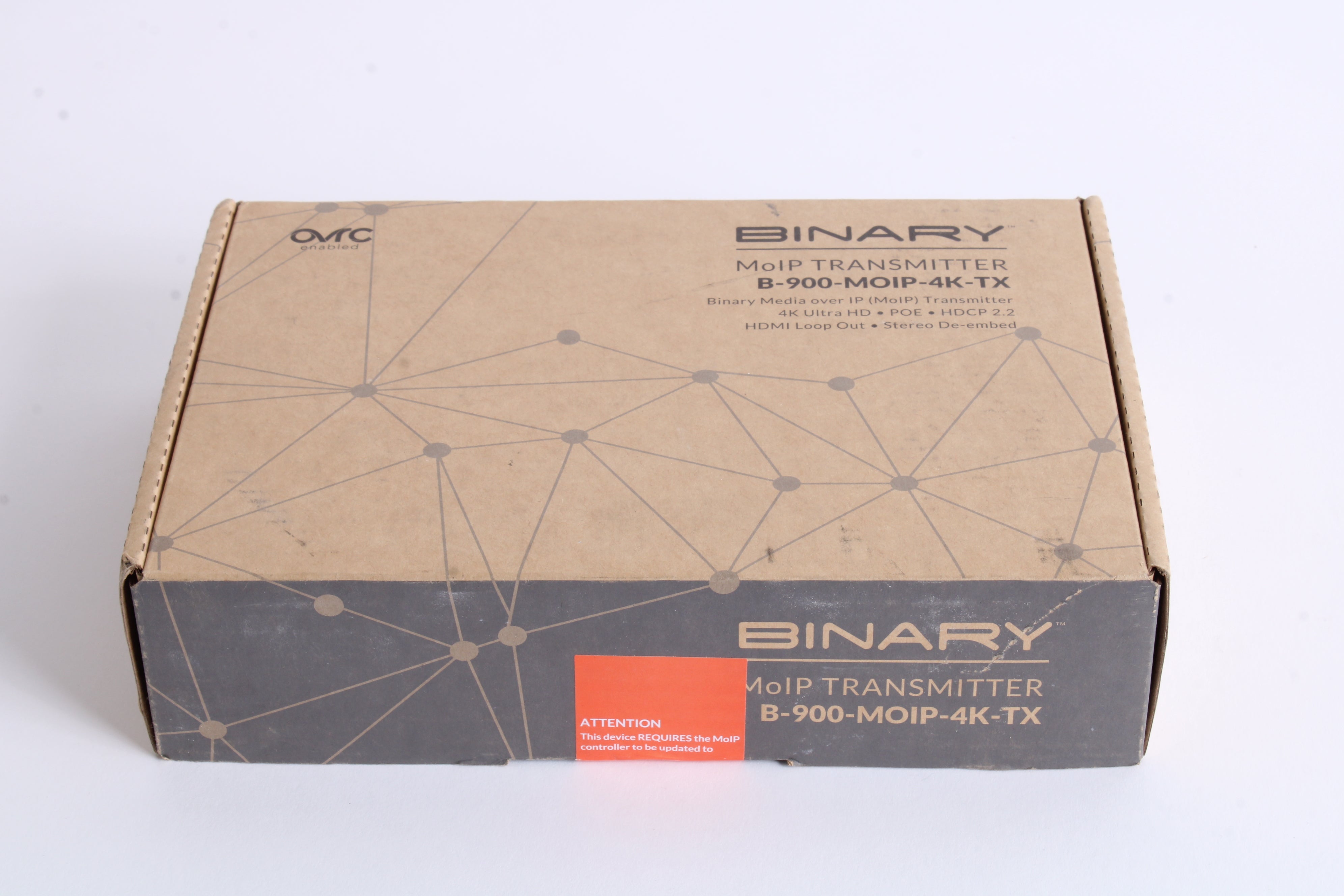 Binary 900 Series 4K Media over IP Transmitter B-900-MOIP-4K-TX - New ...