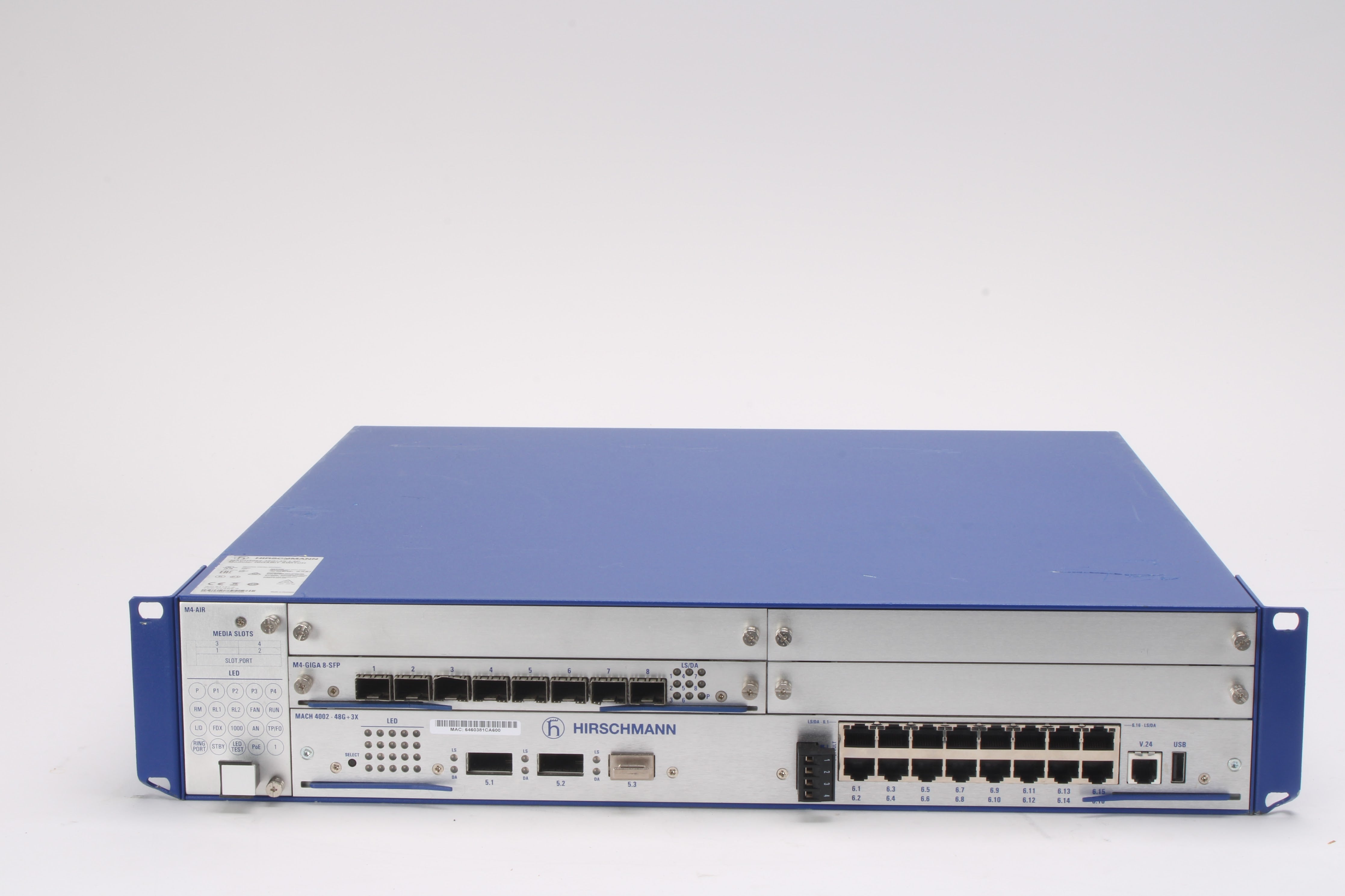 Hirschmann MACH4002-48G+3X-L3P Modular Gigabit Switch MACH4002-48G-3X ...