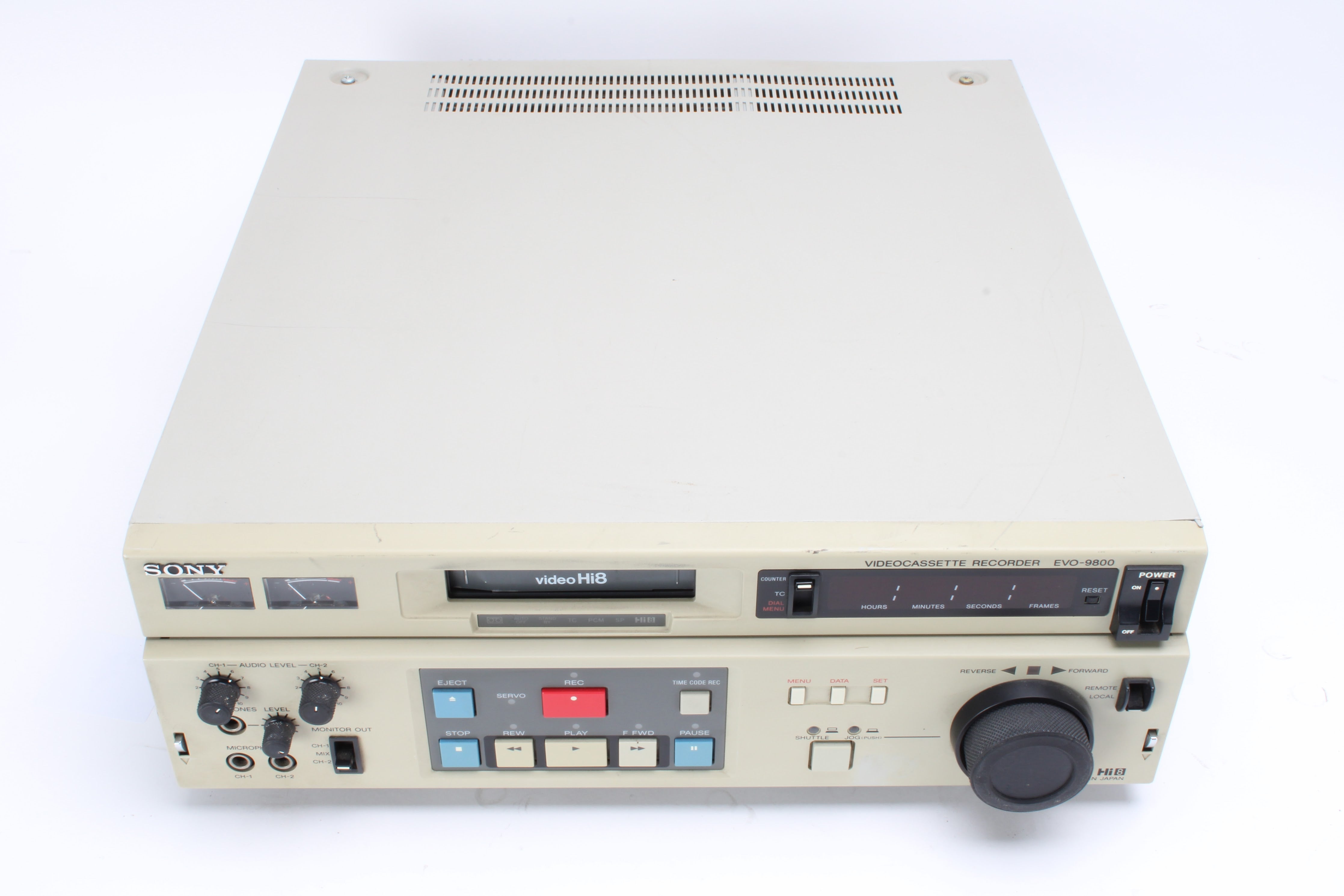 Sony EVO-9800 Hi8 8mm Videocassette Recorder - AS IS – NTC Tech