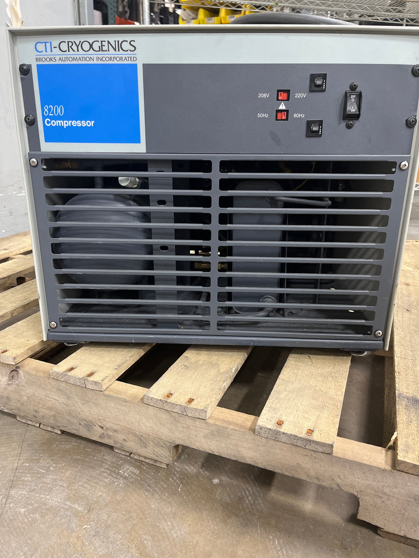 CTI-Cryogenics 8200 Helium Compressor 3-Phase Water Cooled 208/230V 80 ...