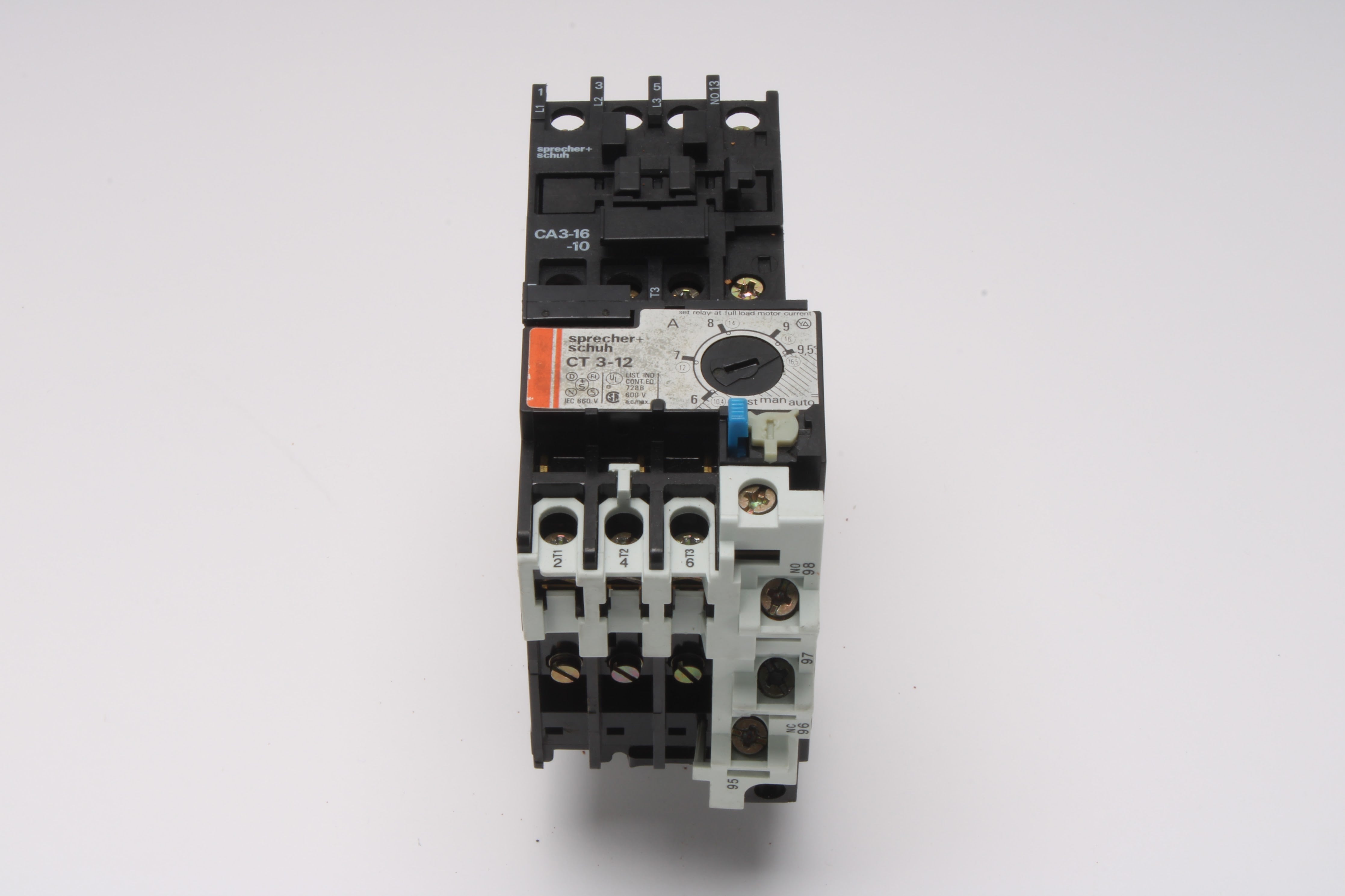 Sprecher + Schuh CT 3-12 With CA3-16-10 and CRD 3 Contactor – NTC Tech