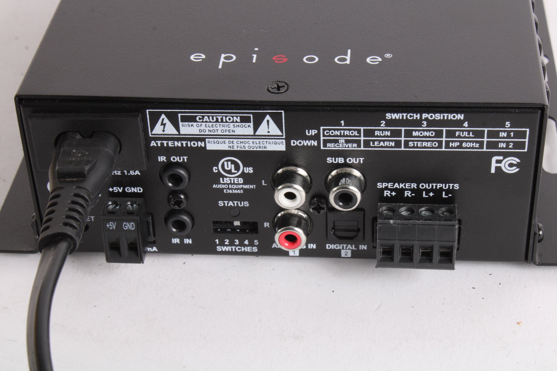 Episode EA-MINI-2D-35 2 Channels IR Control With Learning Audio Sense ...