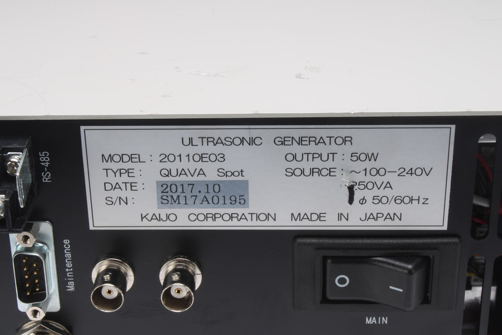 Kaijo Quava Spot 20110E03 Ultrasonic Generator – NTC Tech