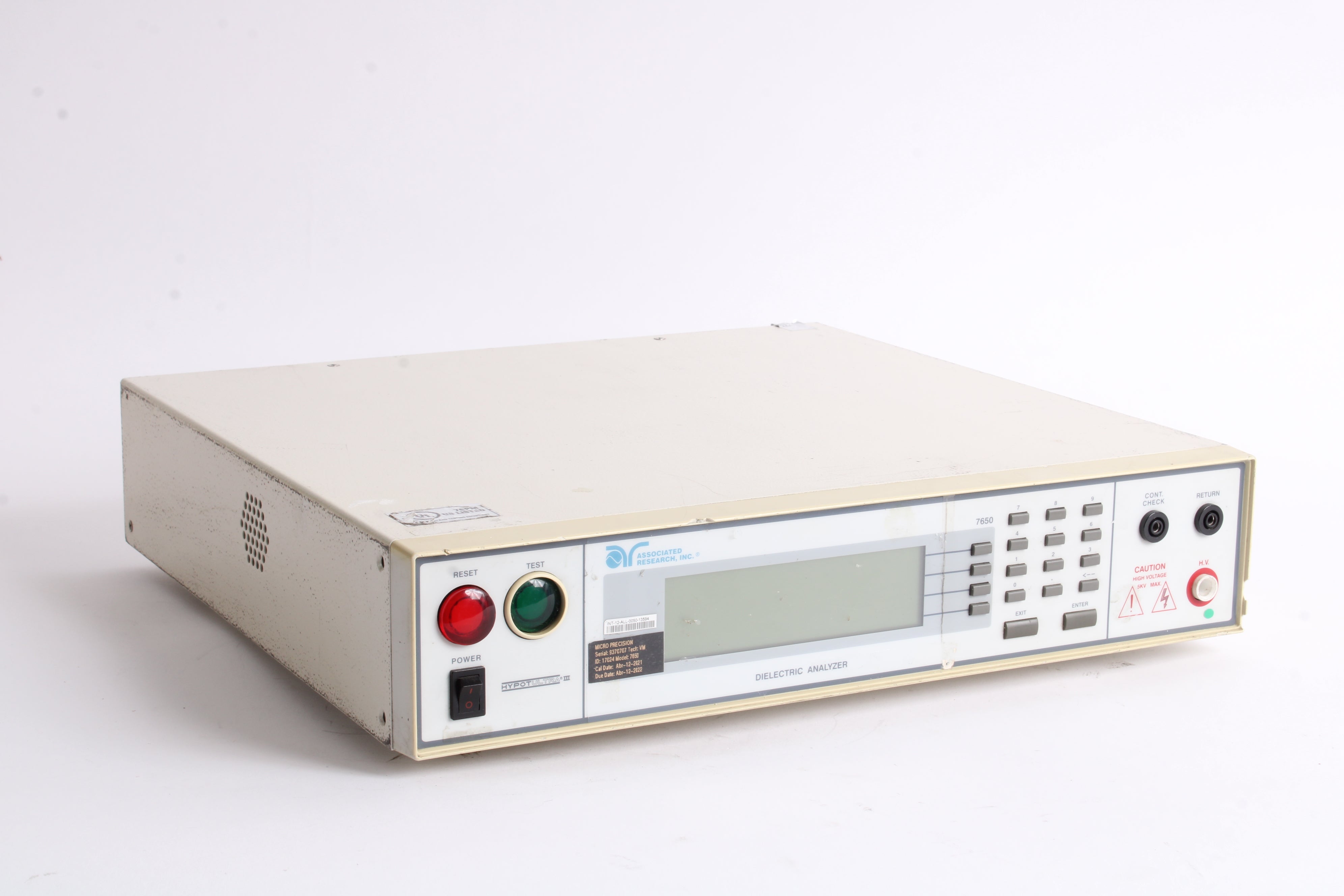 Associated Research 7650 HypotULTRA III Dielectric Analyzer – NTC Tech