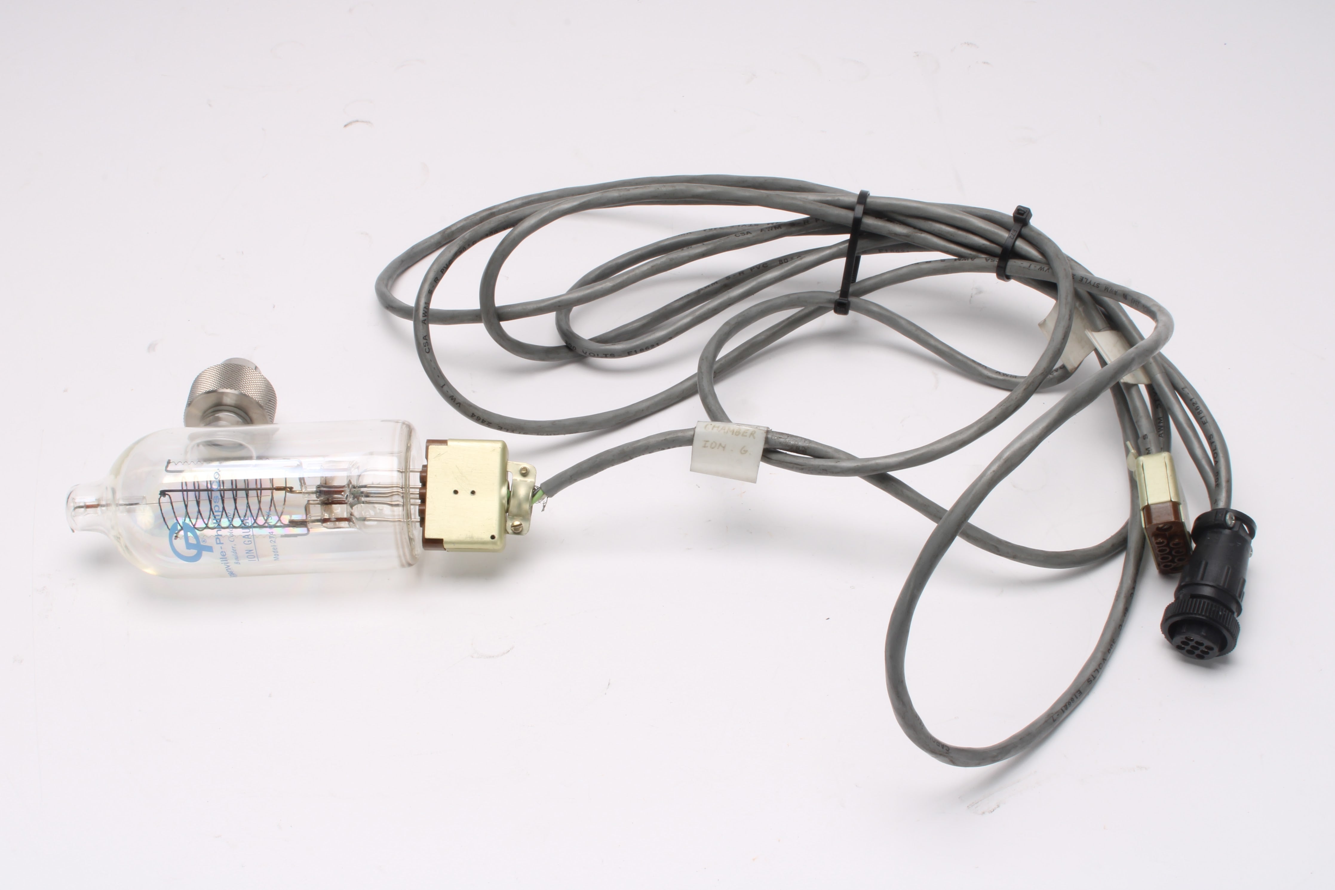 Granville-Phillips 274 Glass Ion Gauge Tube 274013 With Cable – NTC Tech