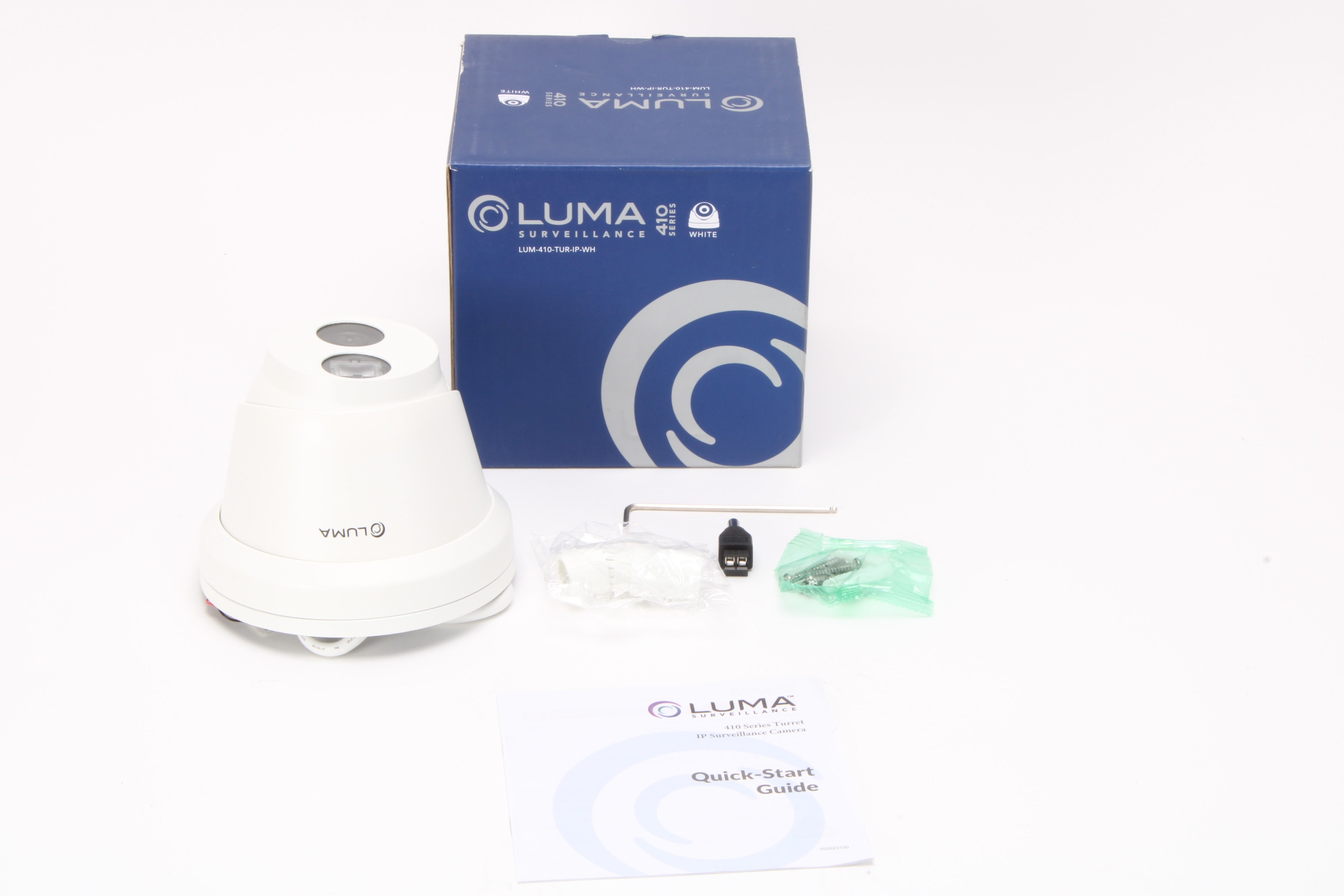 Luma Surveillance LUM-410-TUR-IP-WH 8MP Turret IP Outdoor Camera With ...