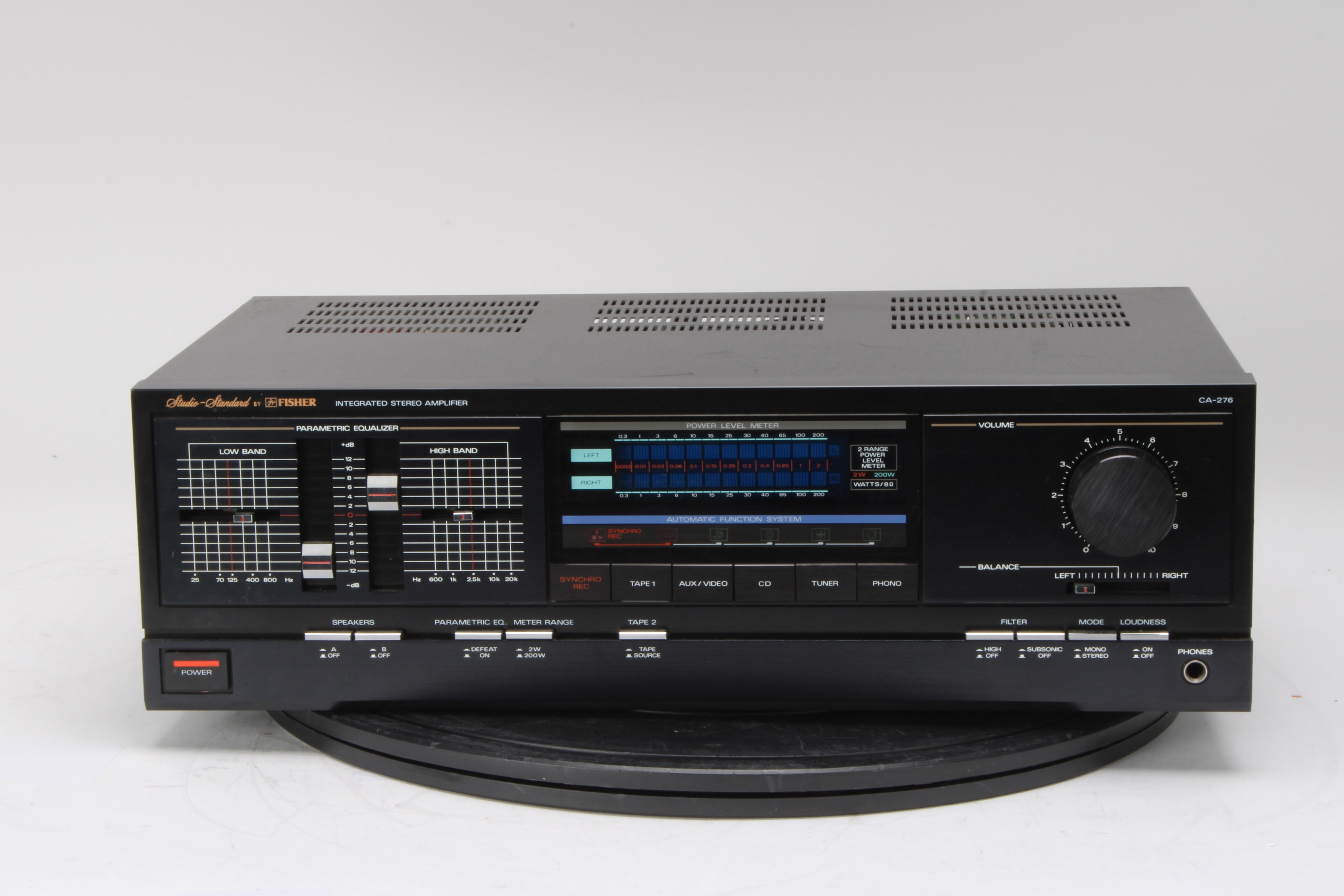 Fisher Studio-Standard CA-276 Stereo Integrated Amplifier – NTC Tech