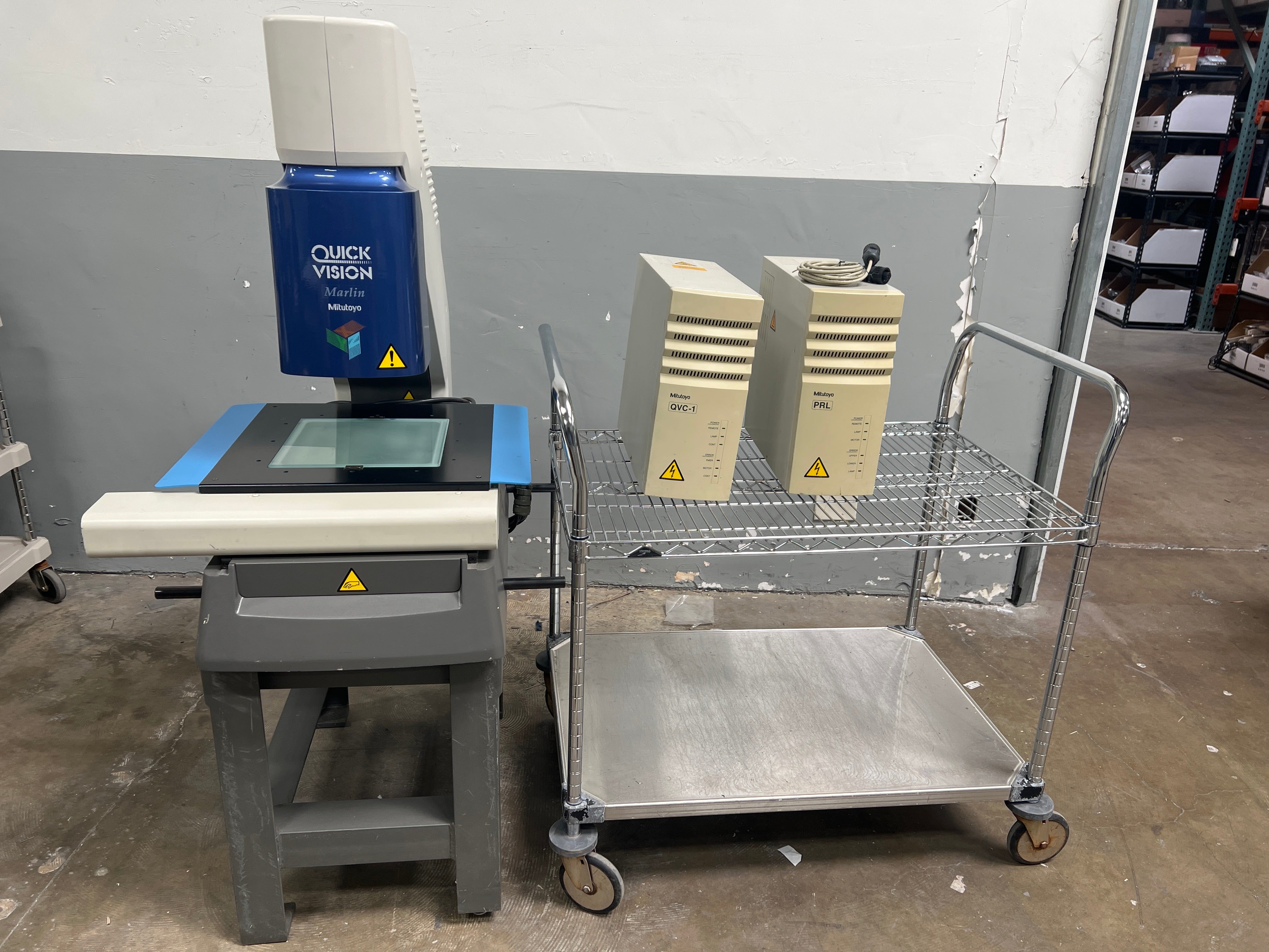 Mitutoyo Marlin Quick Vision Measuring Machine 961623 PRL 961832 QVC-1 ...