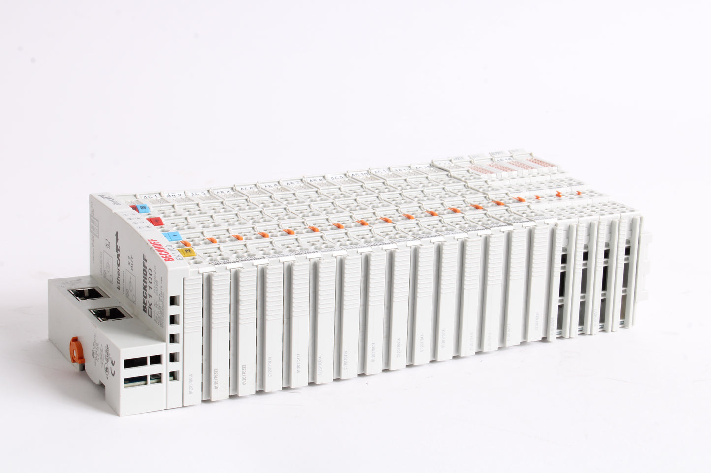 Beckhoff EK1100 EtherCAT With 2x EL3162, EL9186, EL1018, 2x: EL9187, E ...