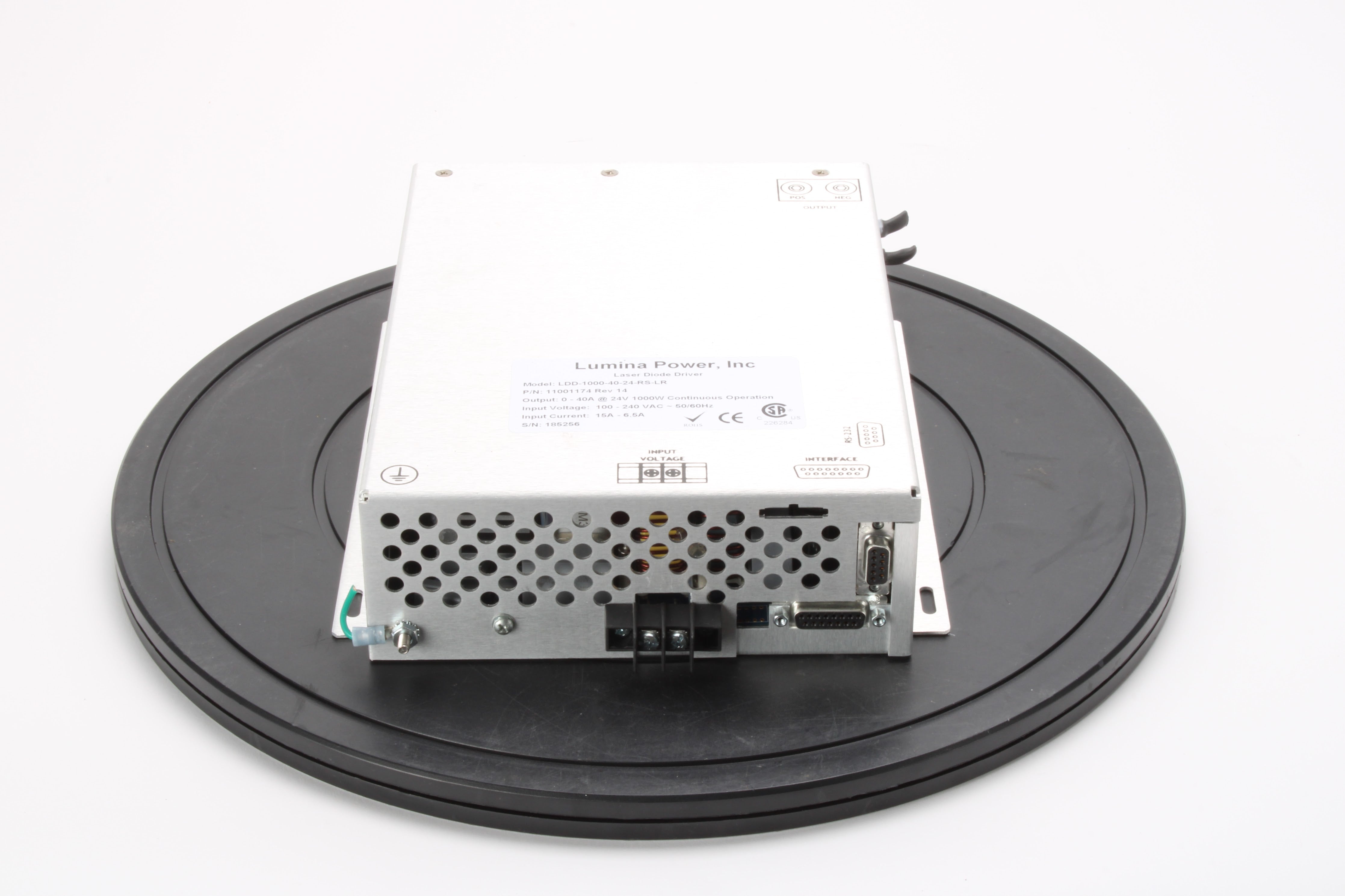 Lumina Power LDD-1000-40-24-RS-LR Laser Diode Driver P/N 11001174 Rev ...