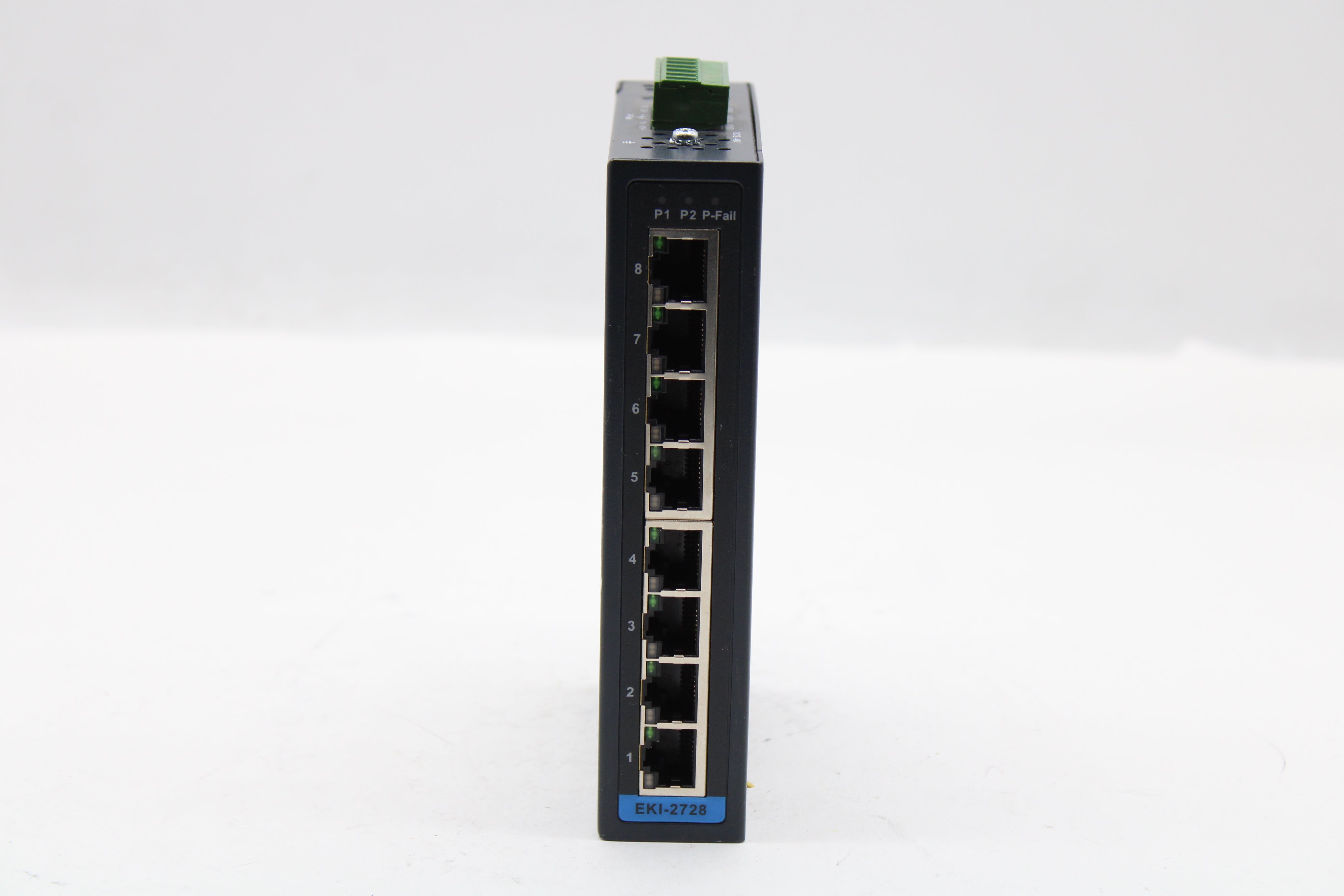Advantech EKI-2728-CE Ethernet Switch, 8 Port, Unmanaged, 12-48 VDC, E ...