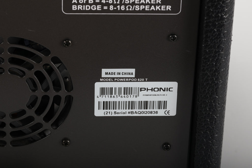 Phonic Powerpod 620 T 6-Channel Powered Mixer – NTC Tech