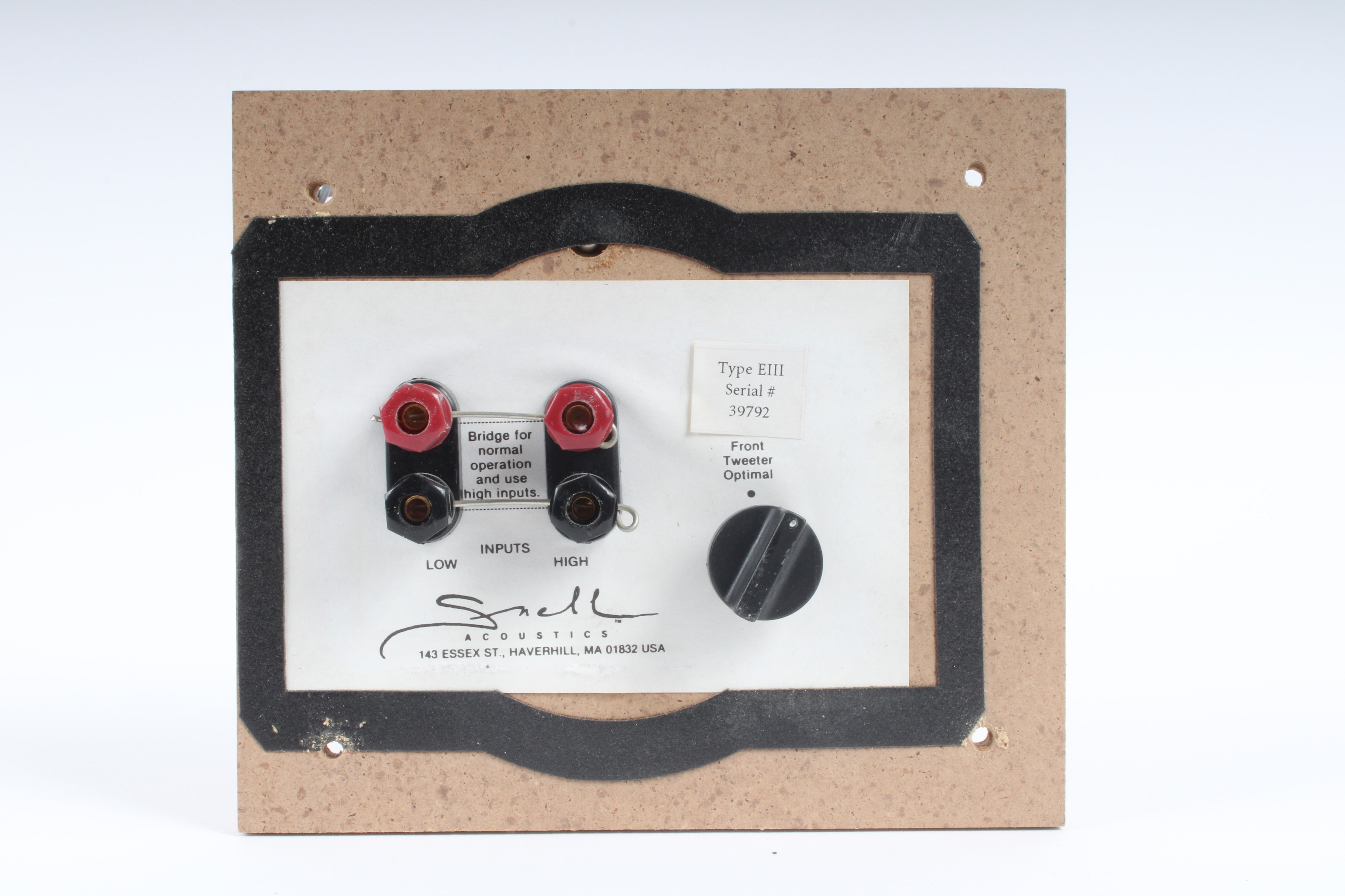 Snell Crossover from EIII System – NTC Tech