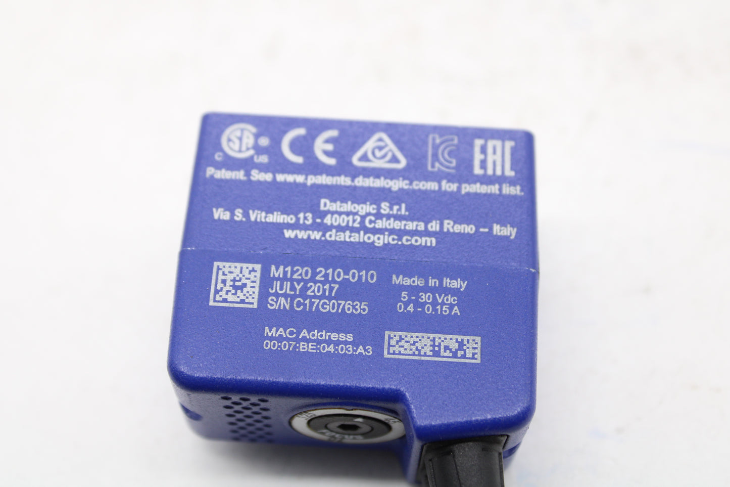 Datalogic M120 210-010 Barcode Scanner With Black Cables – NTC Tech