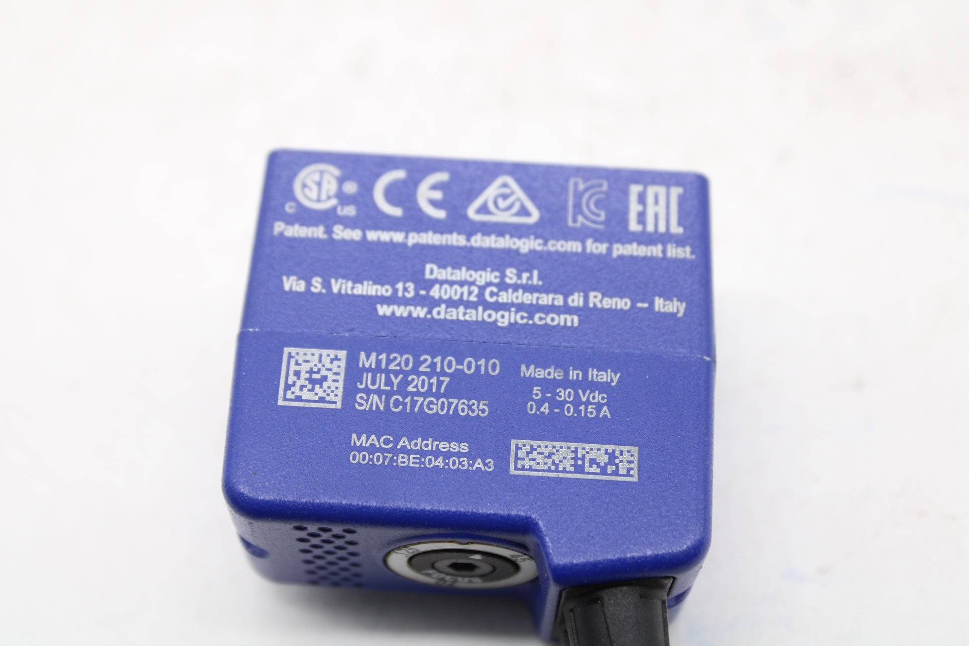 Datalogic M120 210-010 Barcode Scanner With Black Cables – NTC Tech