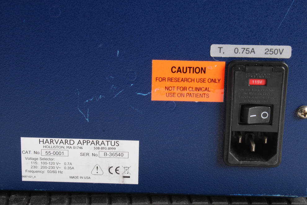 Harvard Apparatus 55-0001 687 Mouse Ventilator / Small Animal / Rat ...