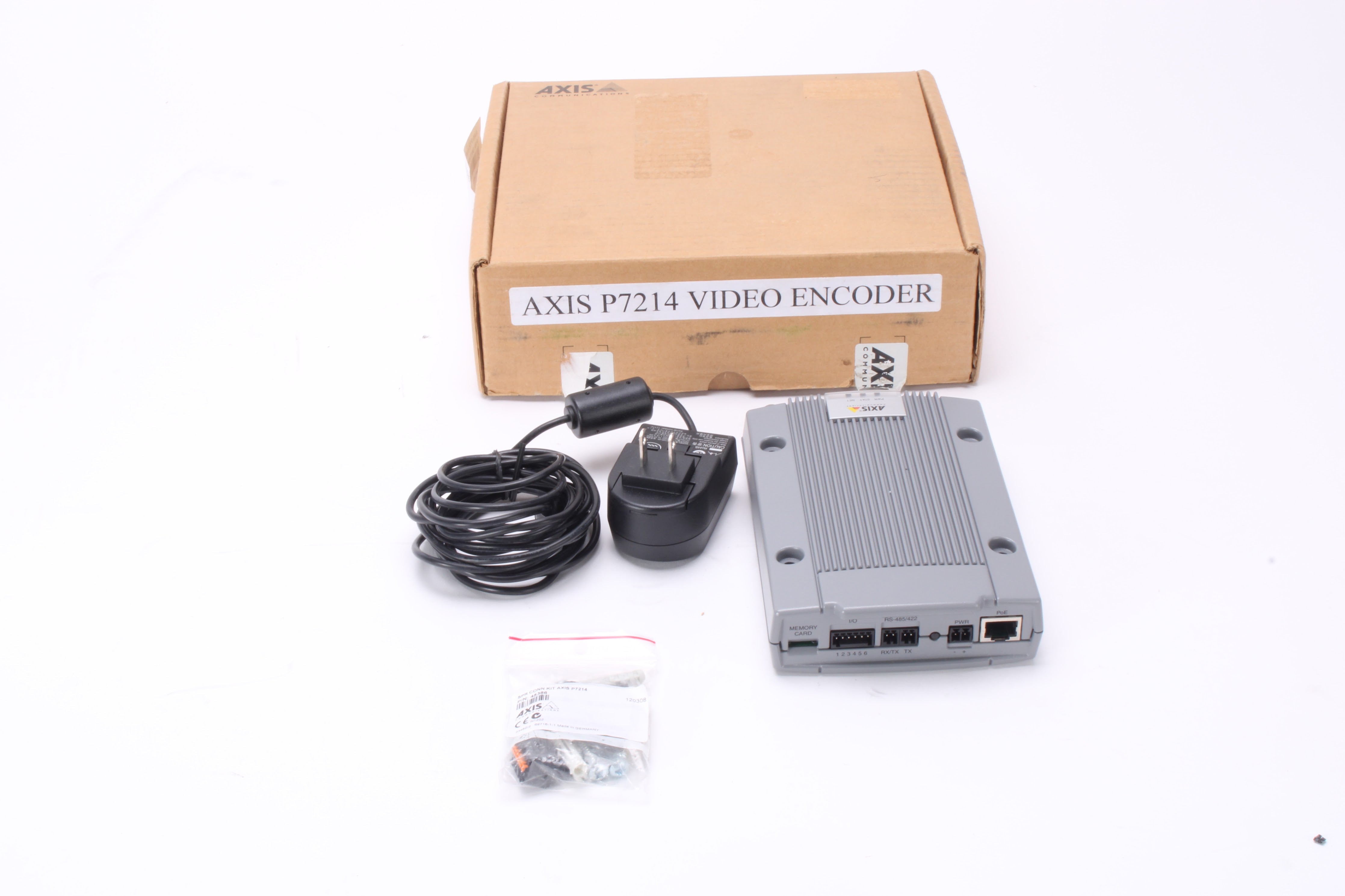 Axis Communications P7214 4-Channel Video Encoder 0417-001-01 With Pow ...