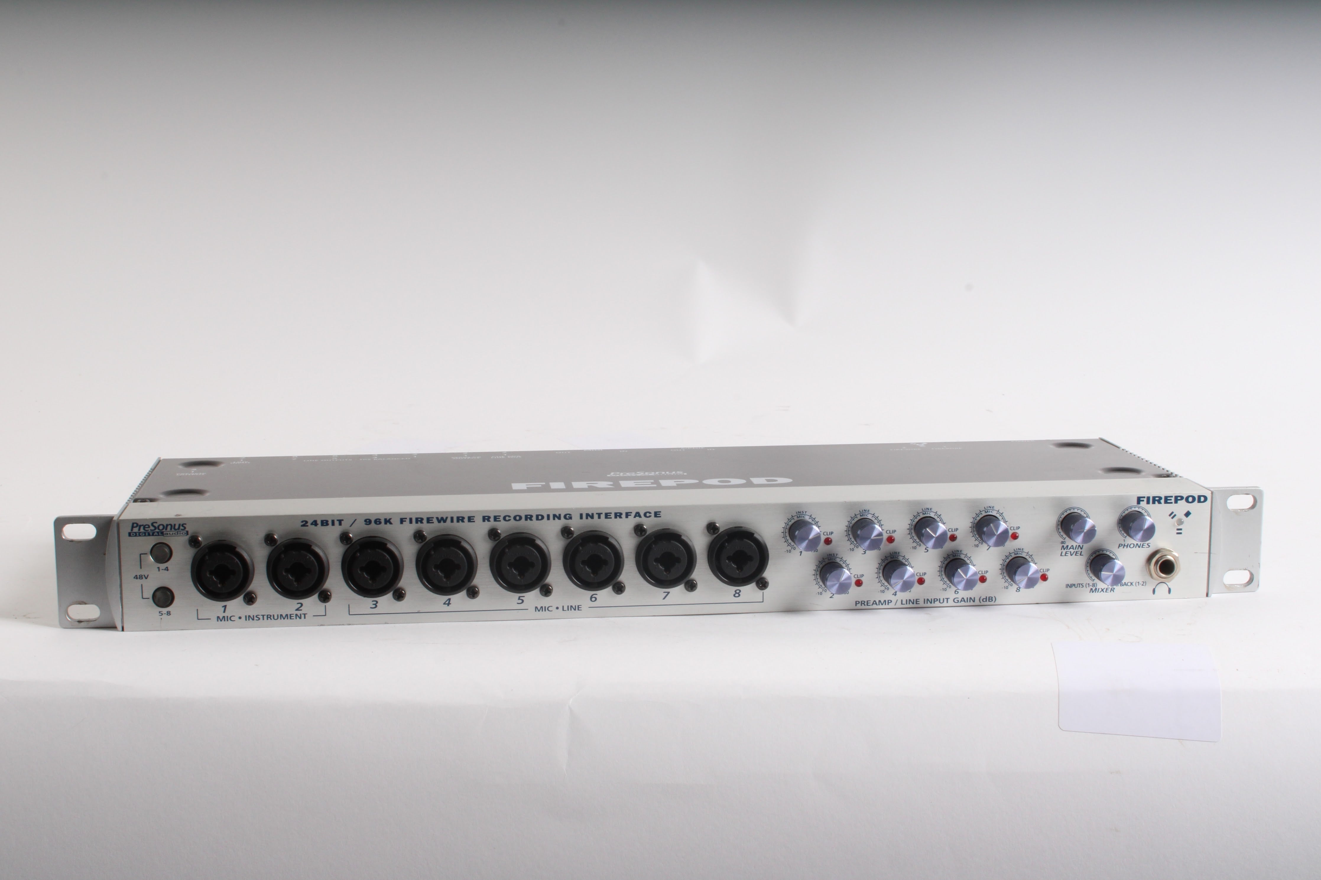 PreSonus Firepod 24BIT/96K Firewire Recording Interface Studio Recordi ...