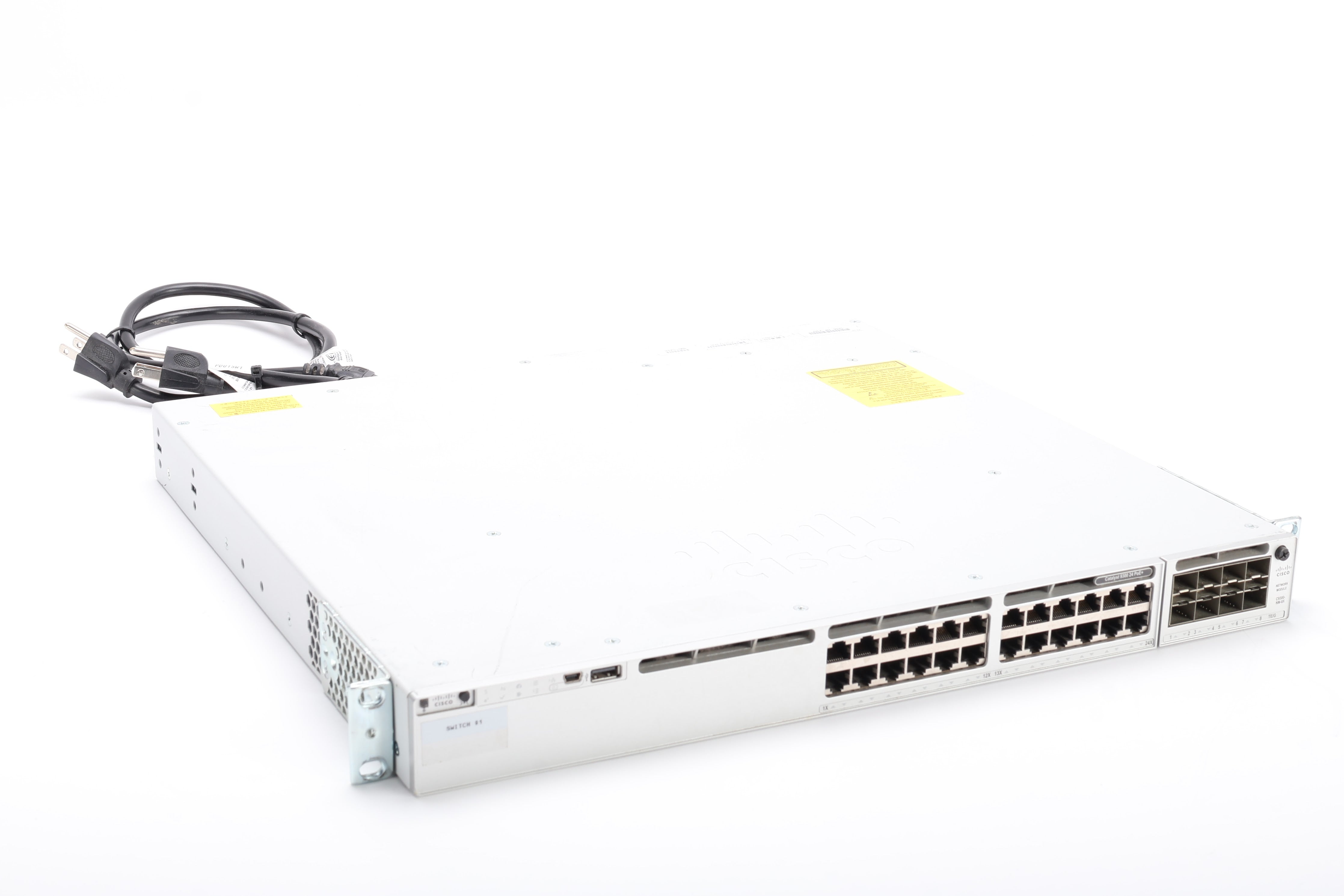 Cisco Catalyst C9300-24P-A 24-Port POE+ Network Advantage Switch w/ NM ...