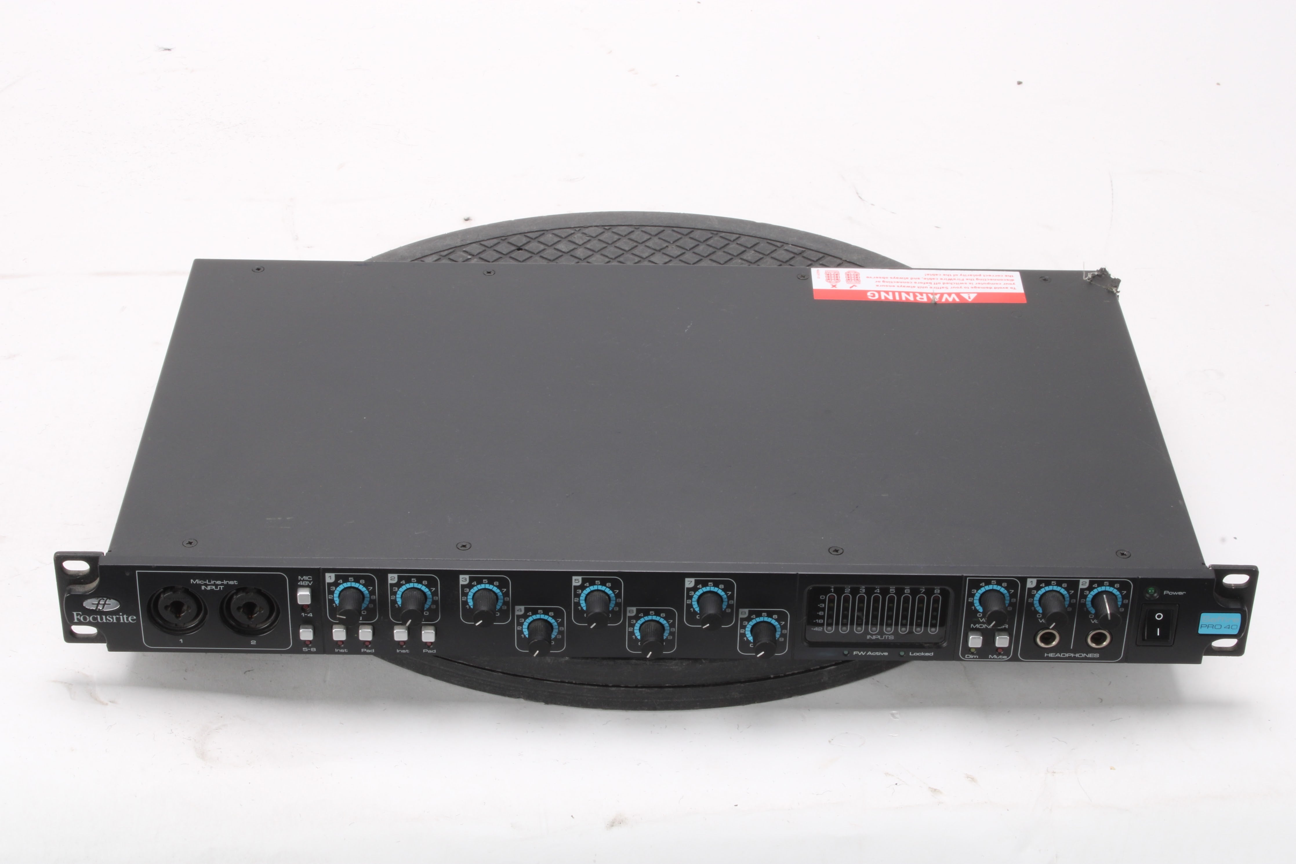 Focusrite Saffire Pro 40 Firewire Audio Interface Professional 20 In/O ...