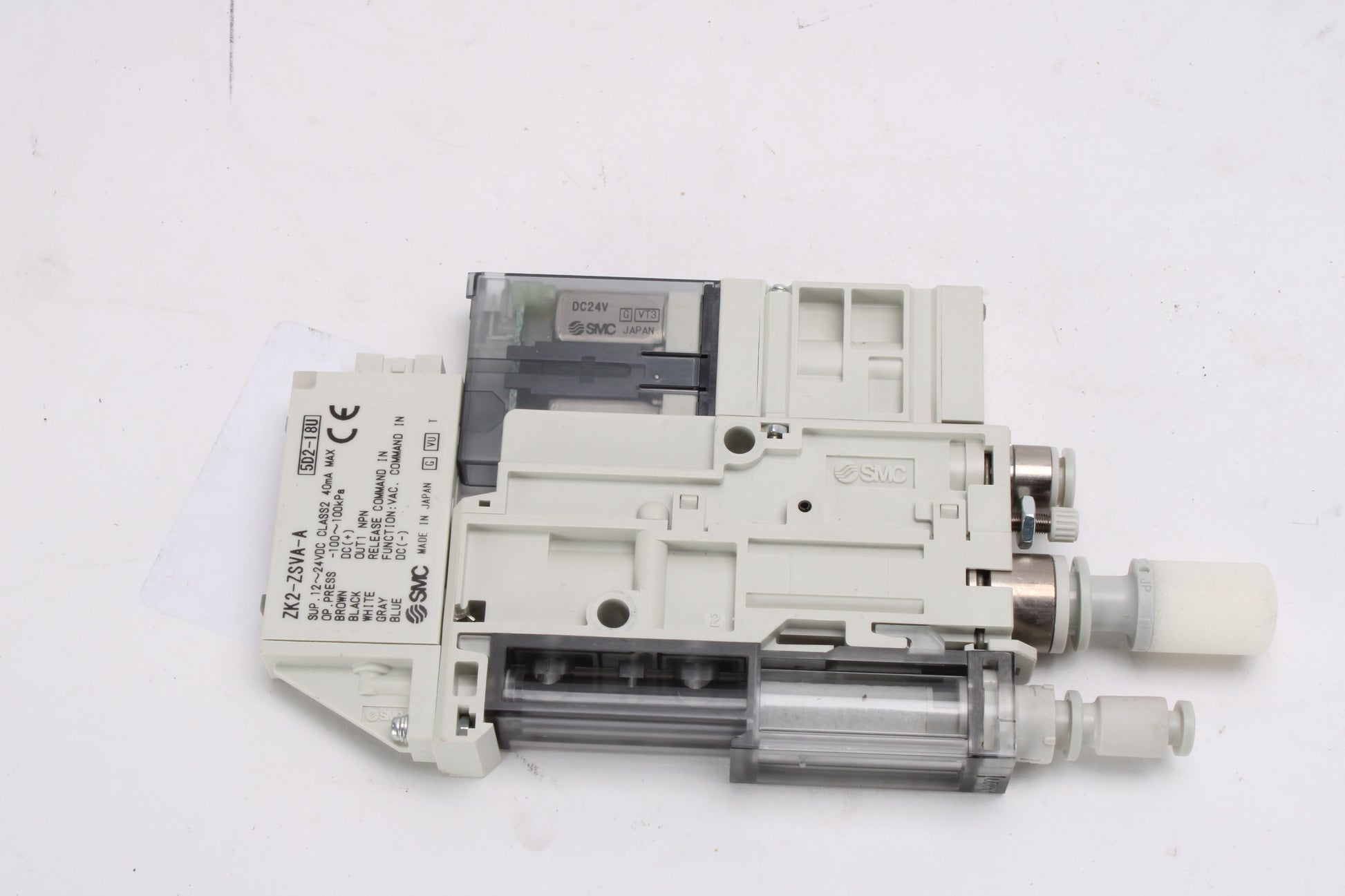 SMC ZK2-ZSVA-A Vacuum Pressure Switch and Vacuum Generator ZK2B10K5KW ...