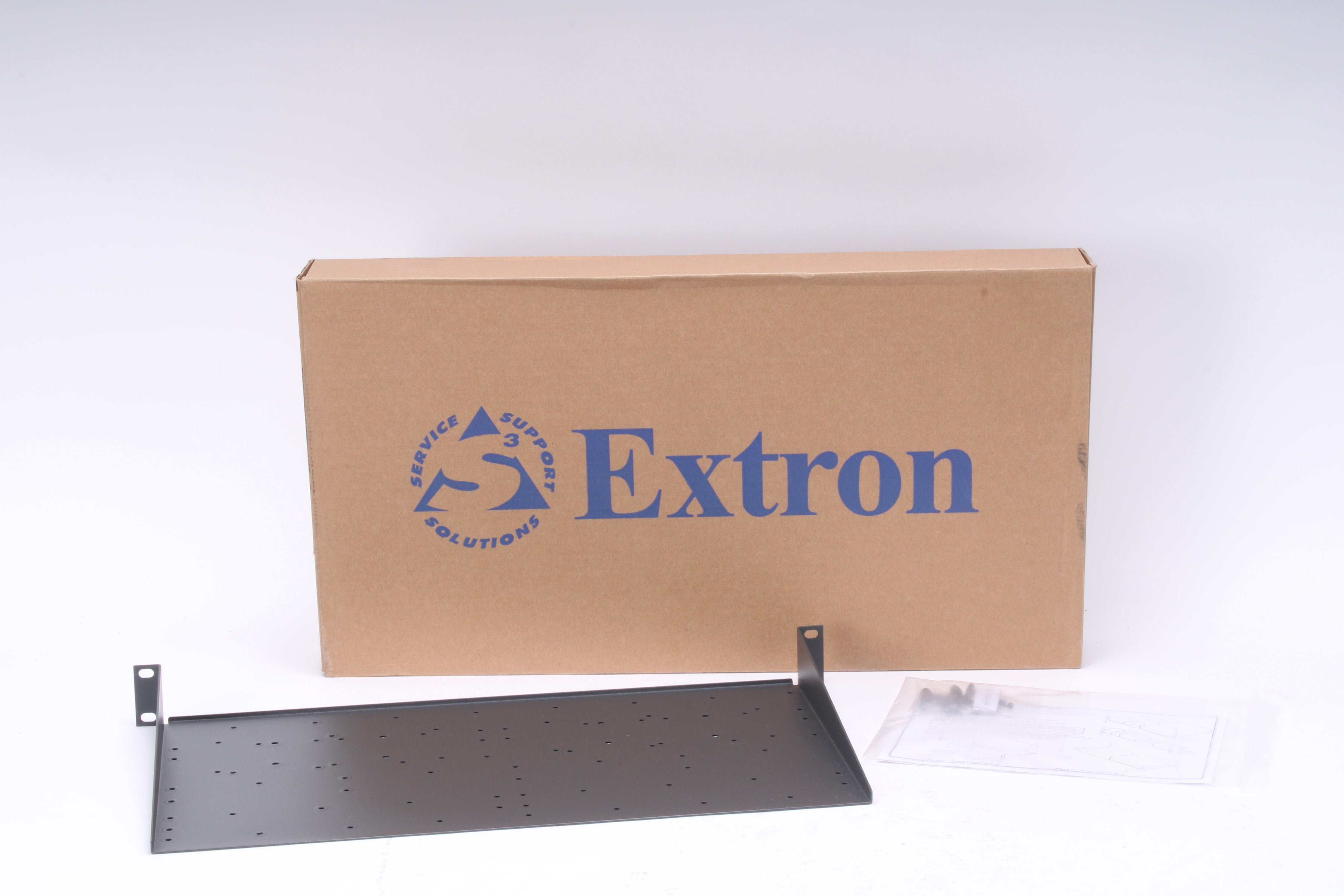Extron RSB 129 Gray Basic Rack Shelf 60-604-02 for 9.5" Deep Products ...