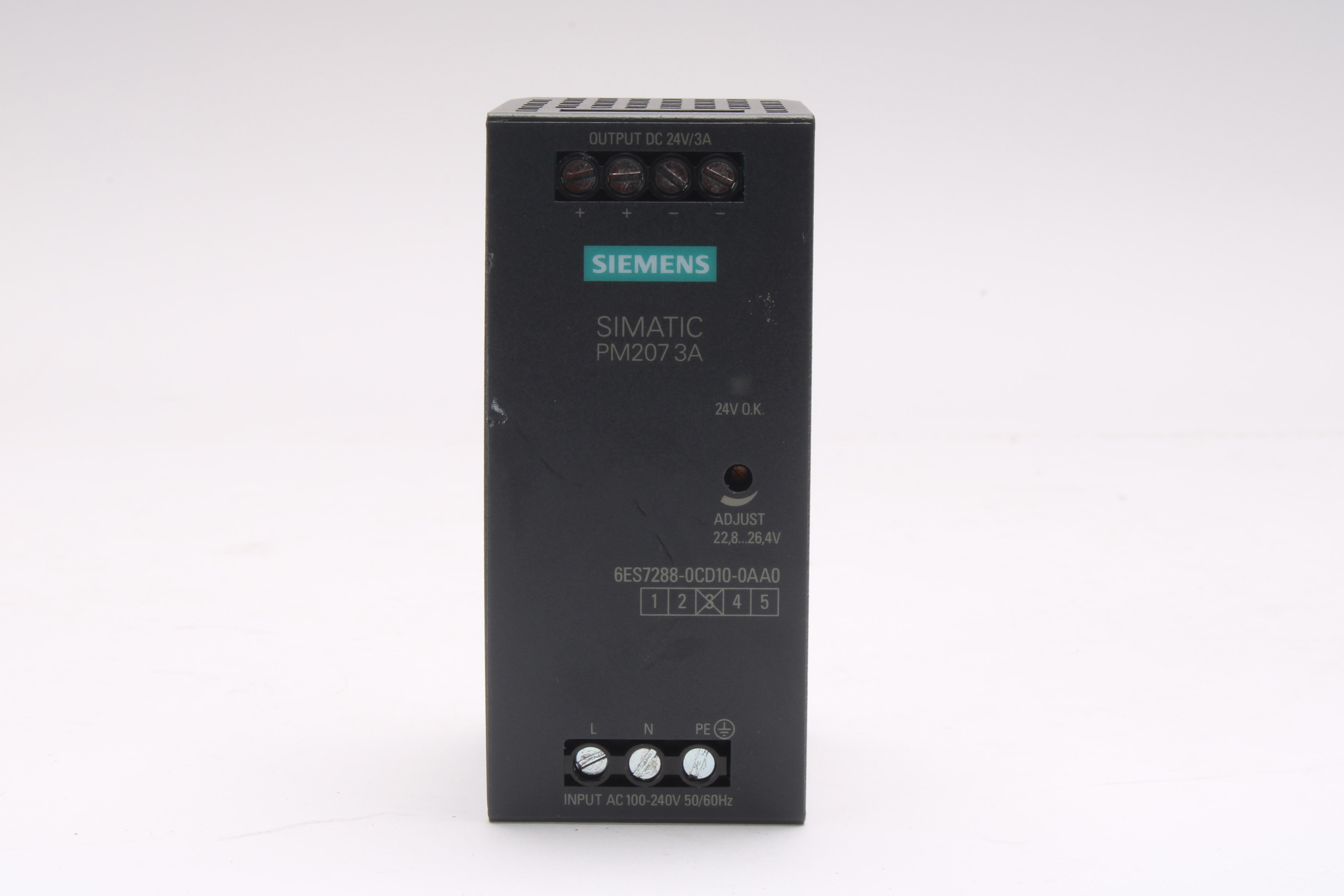 Siemens 6ES72880OCD10-0AA0 Simatic PM207 3A Smart Regulated Power Supp ...