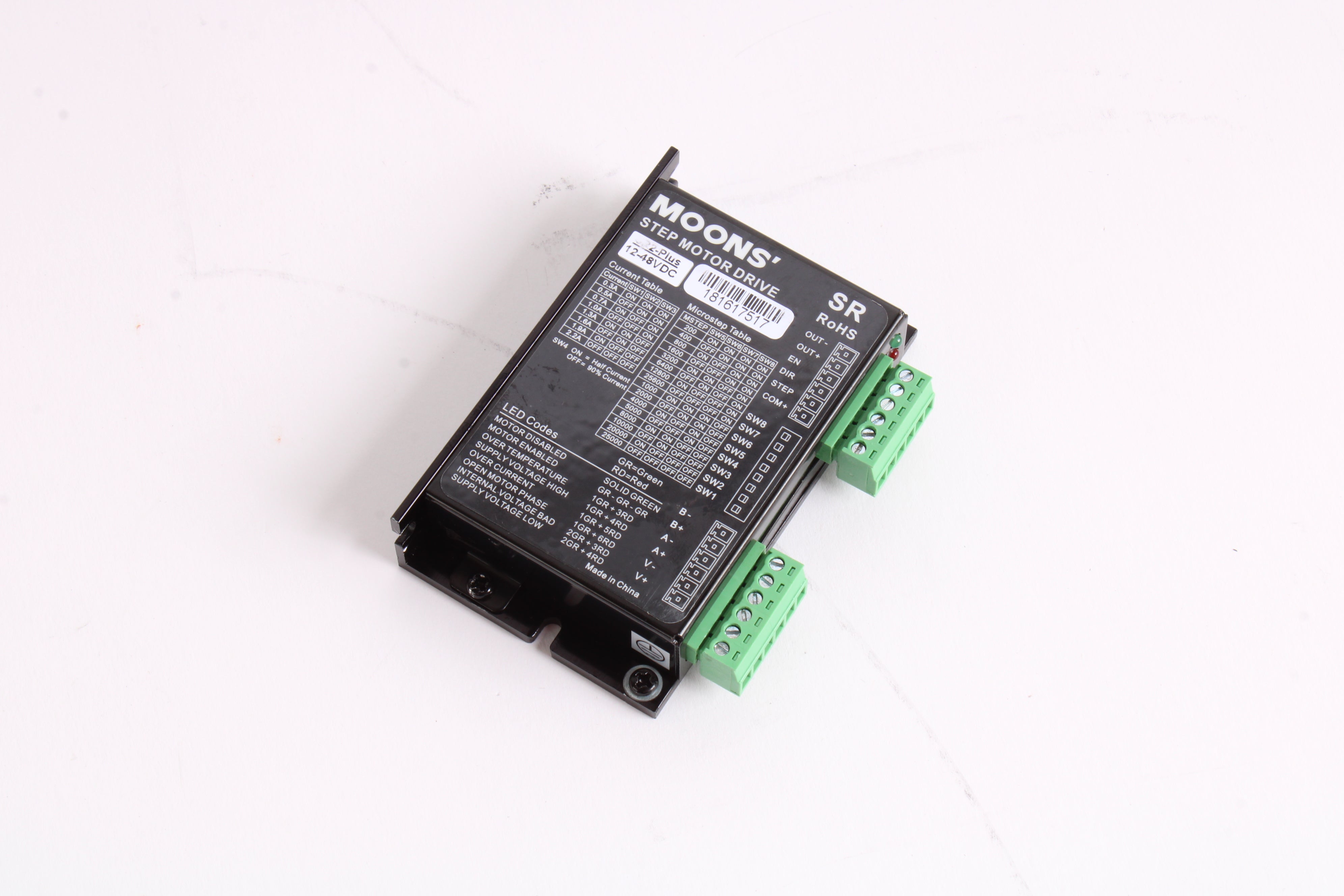 Moons SRS-Plus Step Motor Drive – NTC Tech