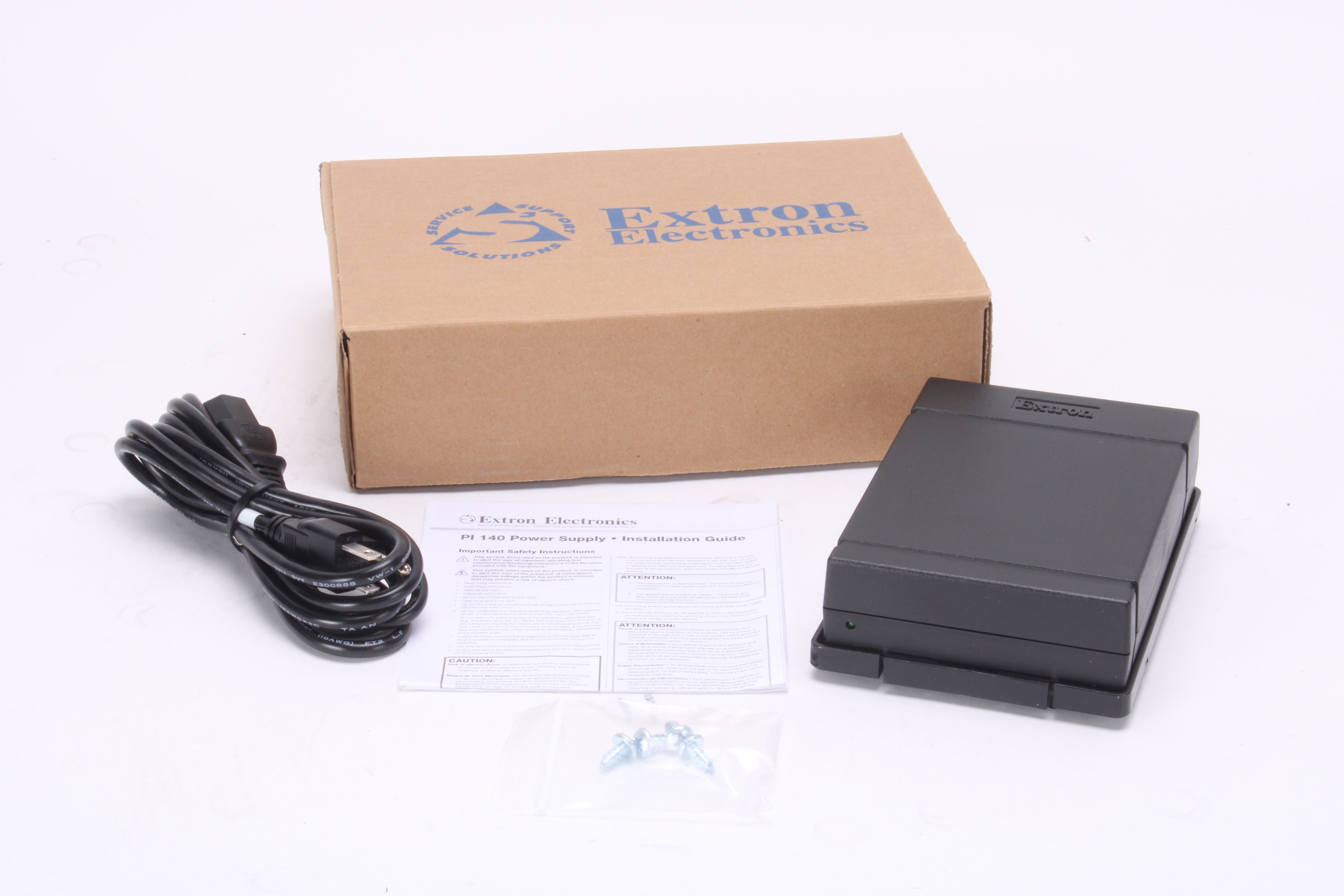 Extron PI 140 High Gigabit PoE+ Power Injector 60-1361-01 With Accesso ...