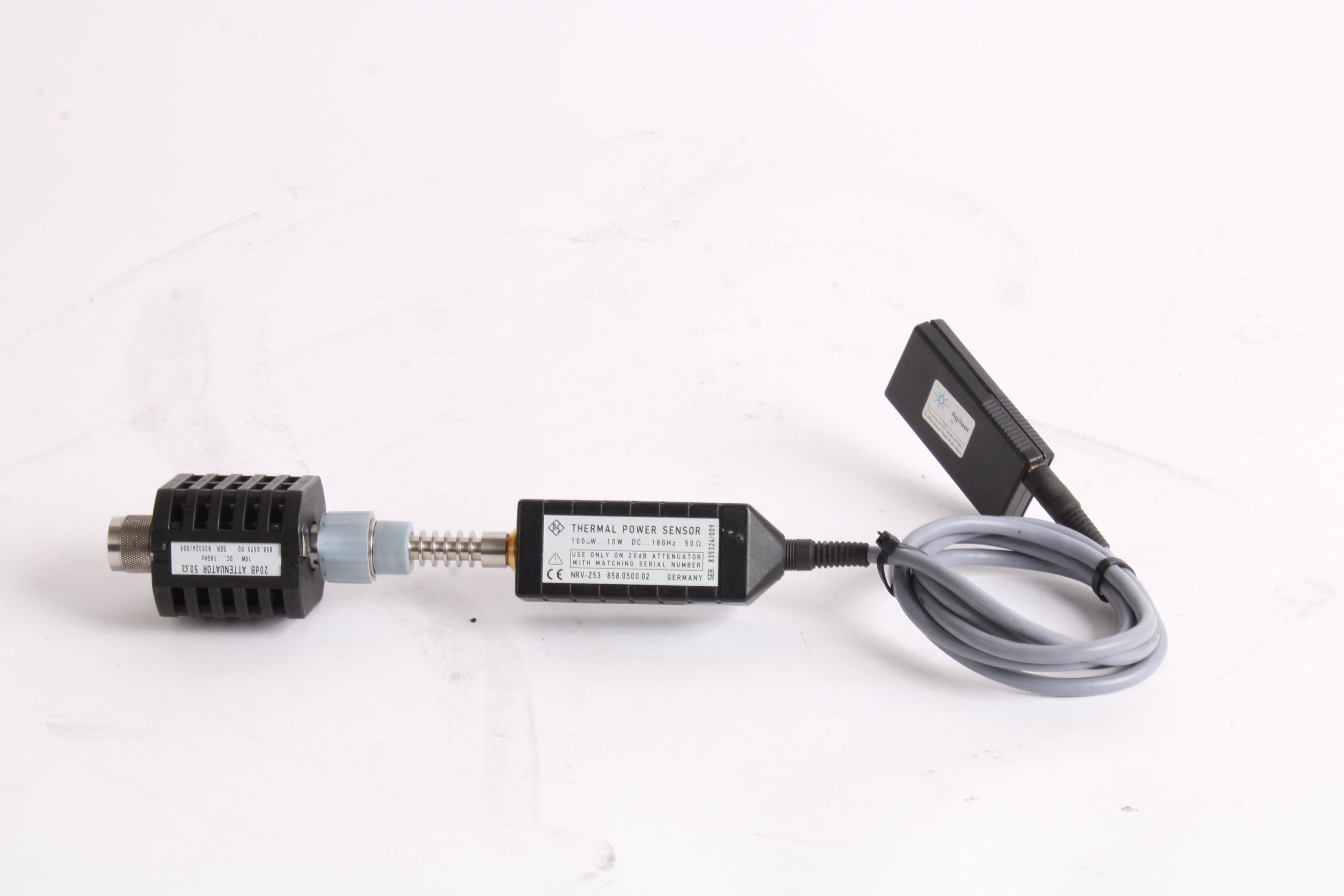 Rohde & Schwarz NRV-Z53 Thermal Power Sensor 18Ghz 50 OHM & 10W 20dB A ...