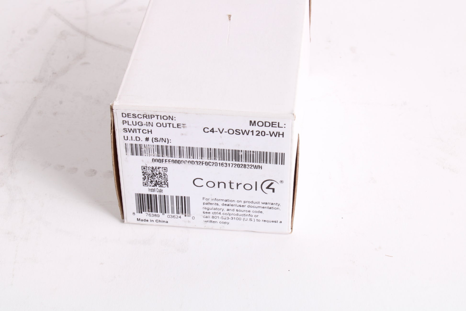 Control4 C4-V-OSW120-WH Wireless Plug-In Outlet Switch – NTC Tech