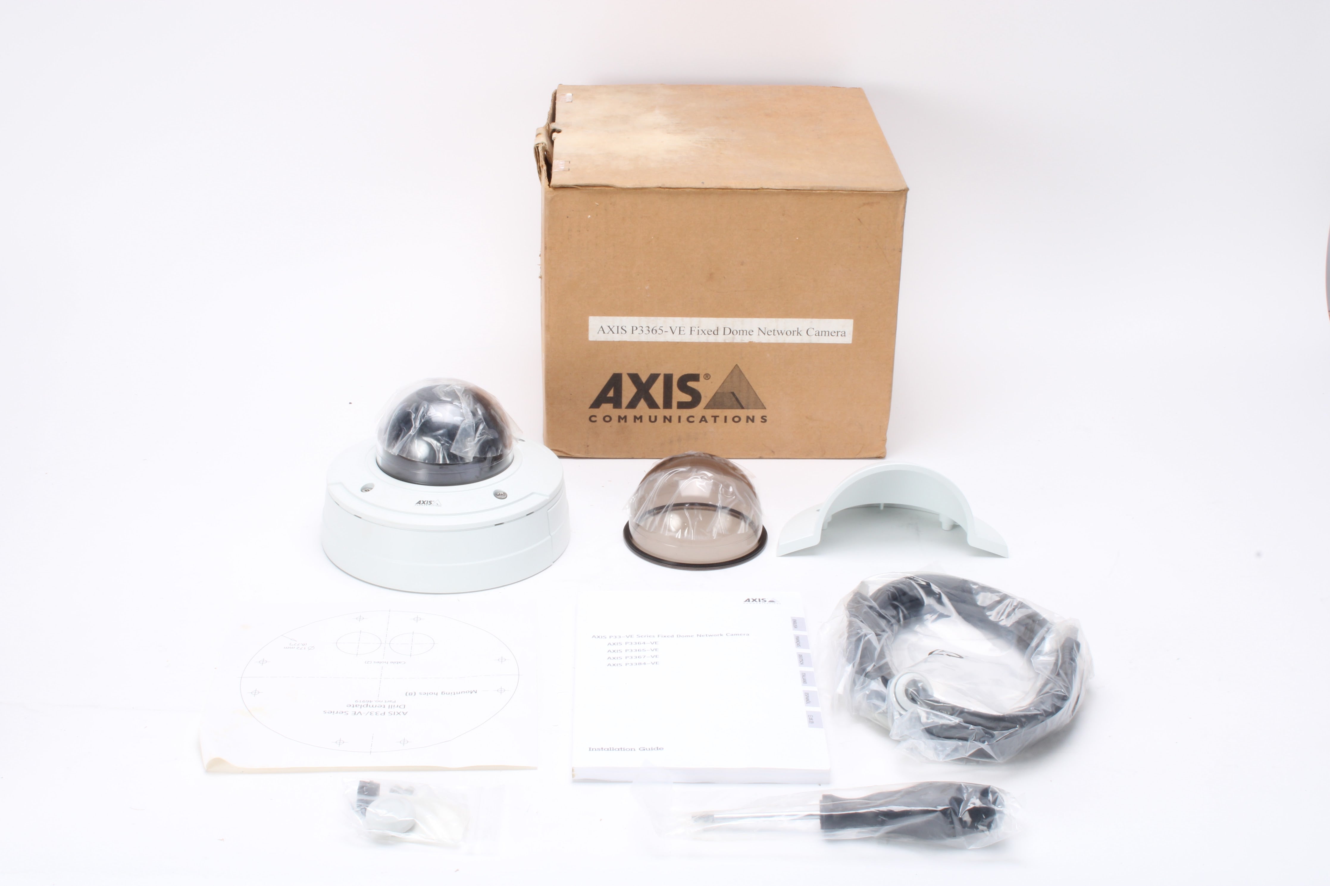 Axis Communications P3365-VE Network Camera With Wall Mount and Access ...
