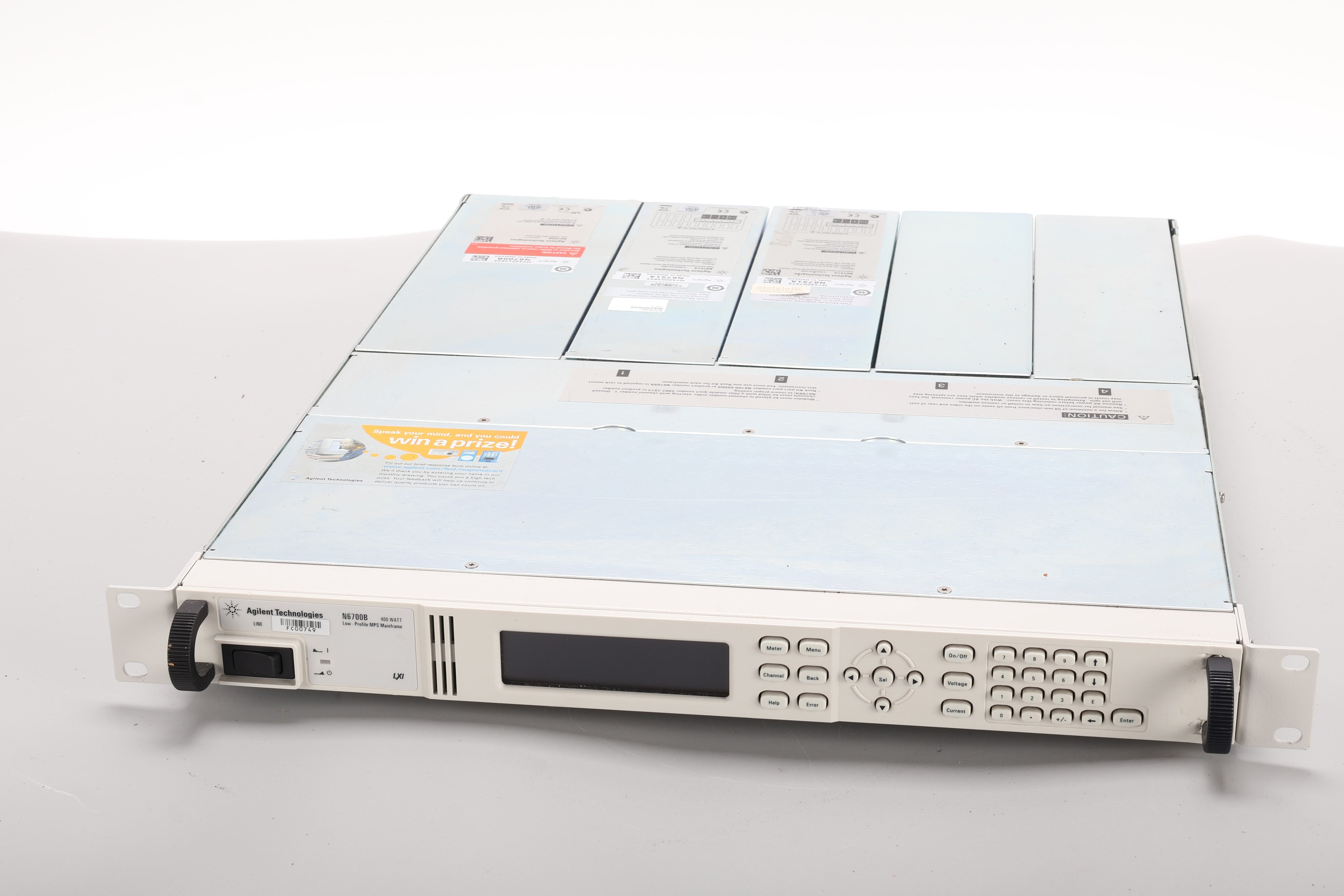 Agilent N6700B Low Profile MPS Mainframe With 2x N6751A Modules With R ...