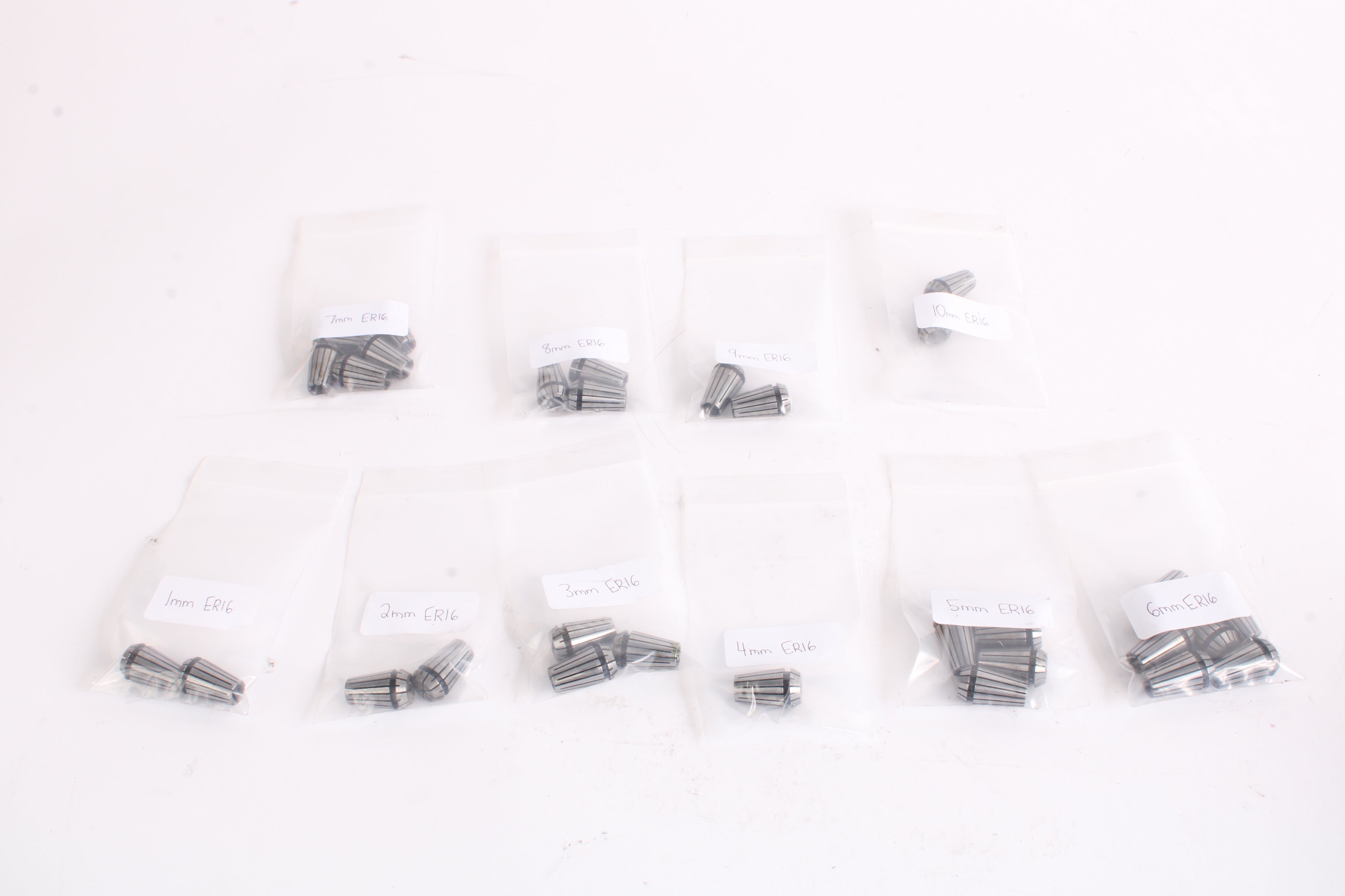 Haas ER16 Straight Bore Collet Set, 1mm - 10mm Lot – NTC Tech