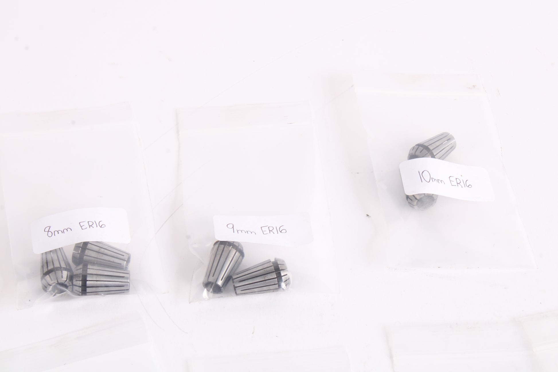 Haas ER16 Straight Bore Collet Set, 1mm - 10mm Lot – NTC Tech