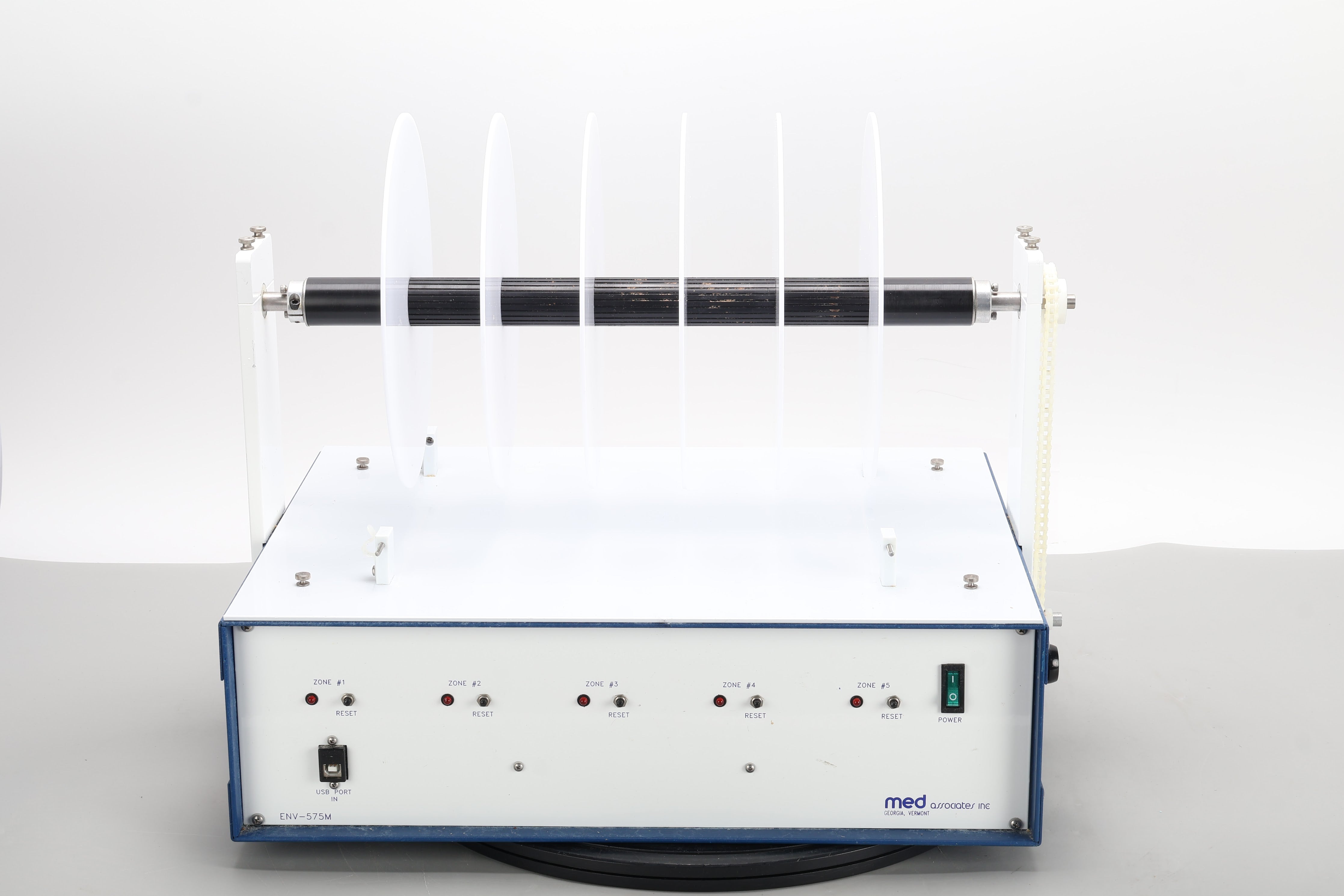 Med Associates ENV-575M 5-Station USB Rota-Rod Treadmill - Mouse / Rod ...