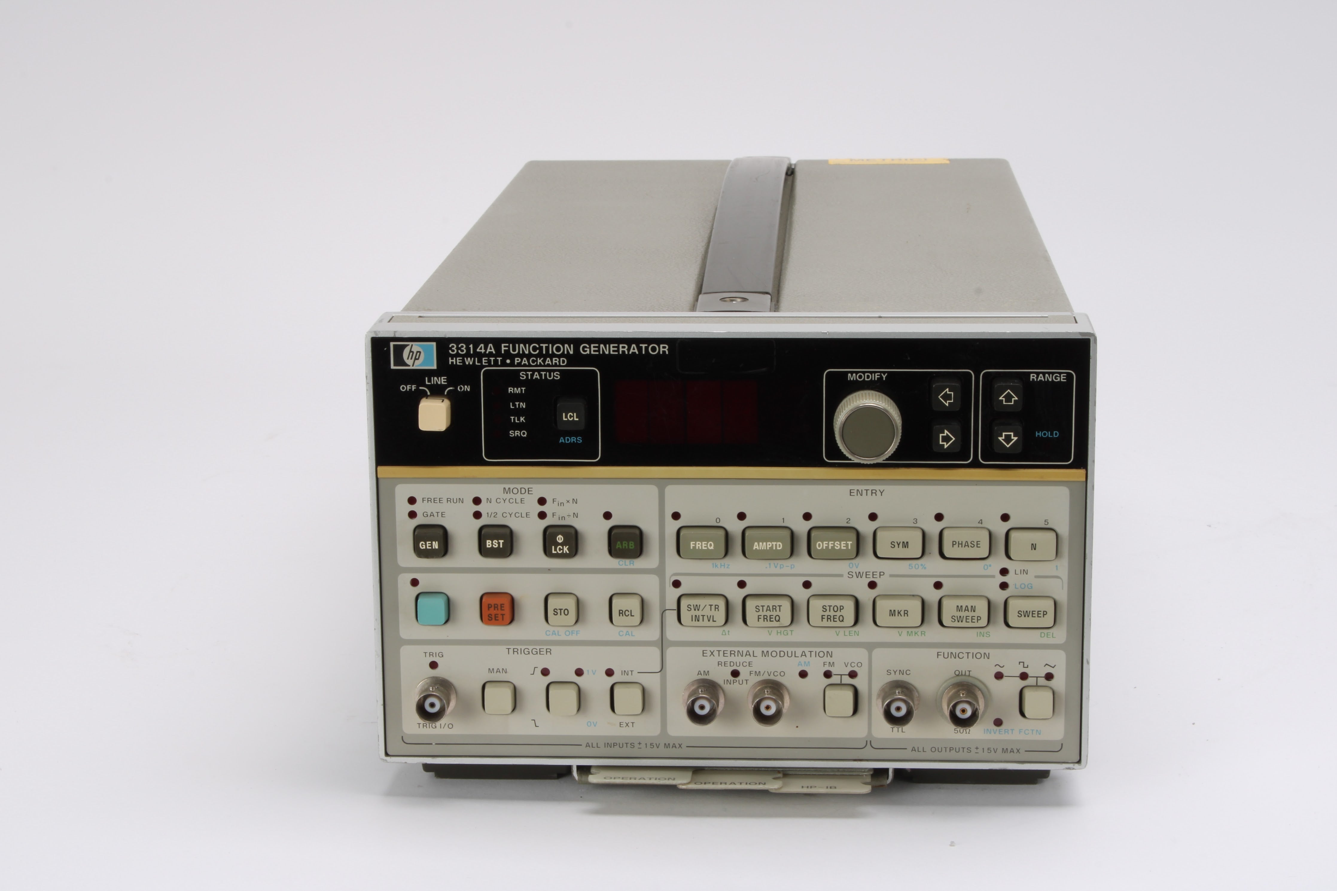 Hewlett Packard HP 3314A Function Generator – NTC Tech