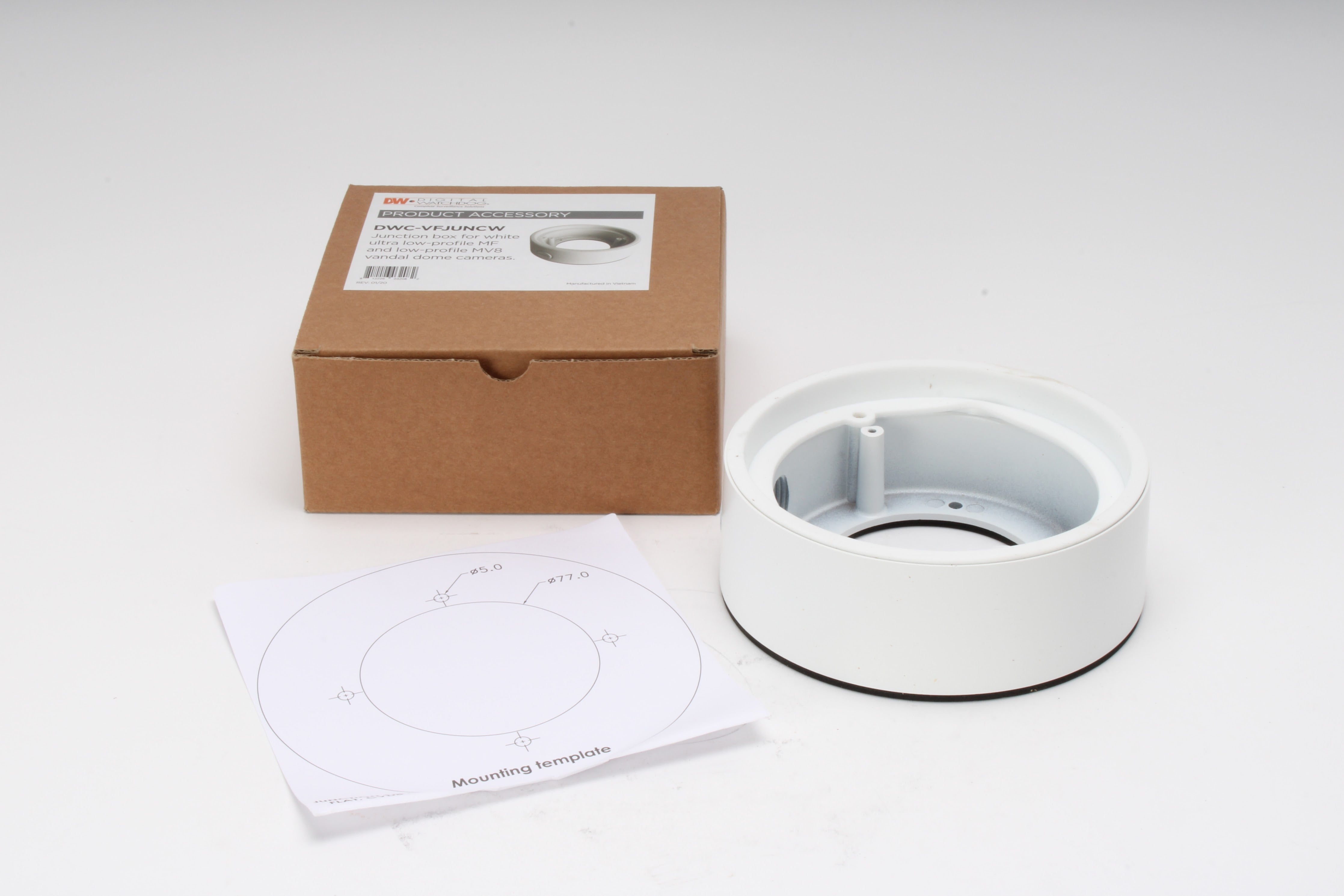 Digital Watchdog DWC-VFJUNCW Junction Box for MF and MV8 Vandal Dome C ...