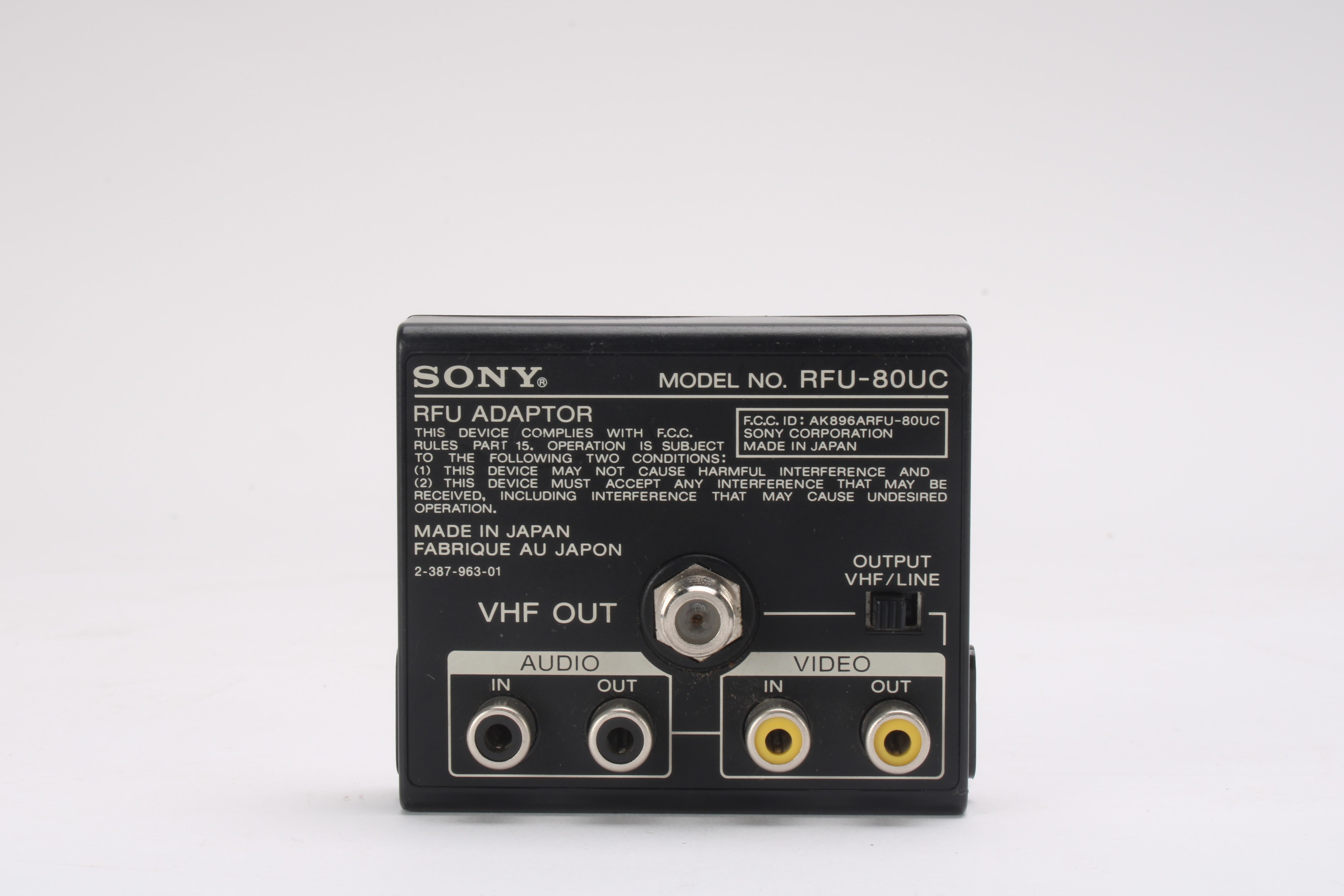 Sony RFU-80UC Video Adapter – NTC Tech