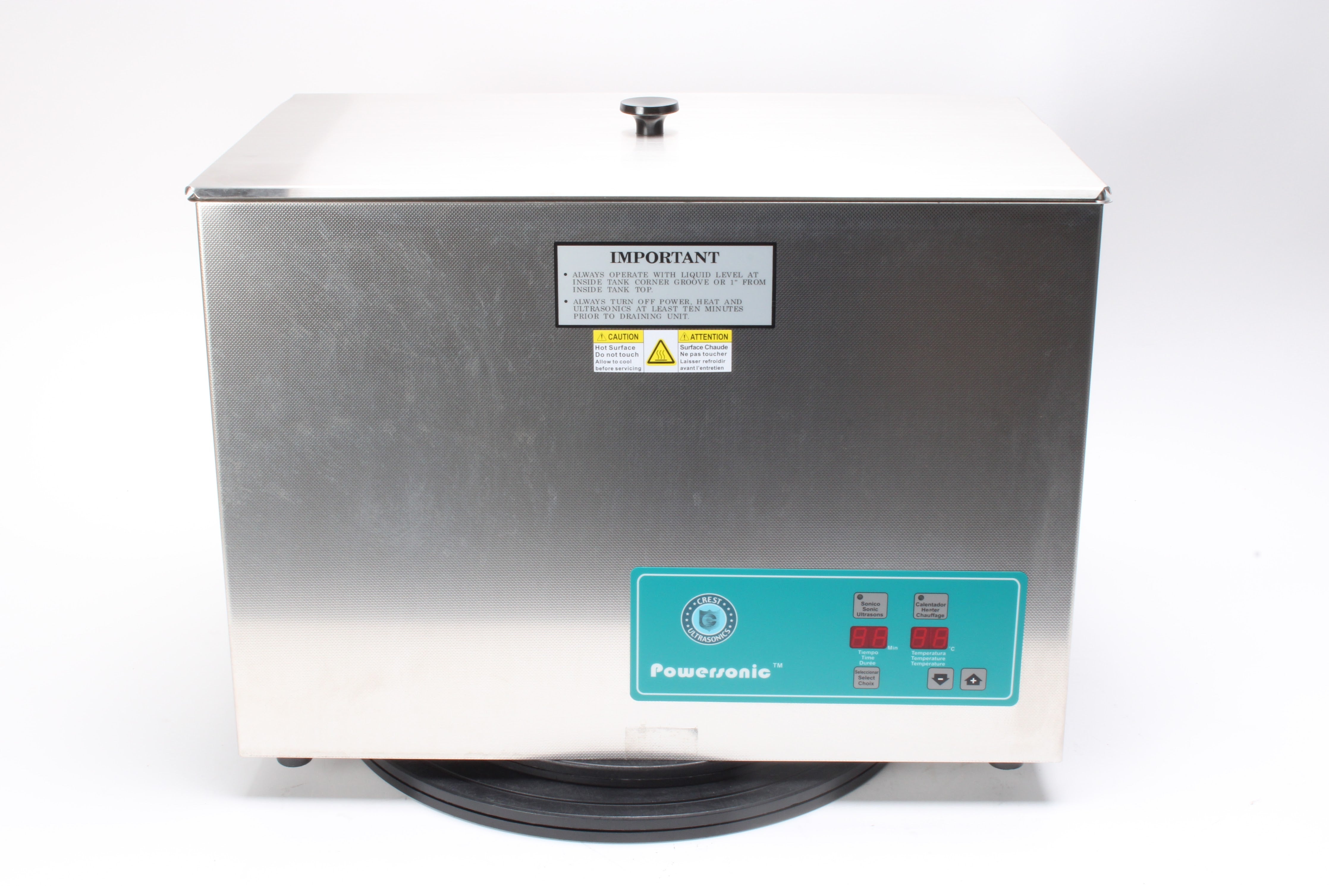 Crest Ultrasonics P2600HT Powersonic 7 Gallon Ultrasonic Heated Cleane ...
