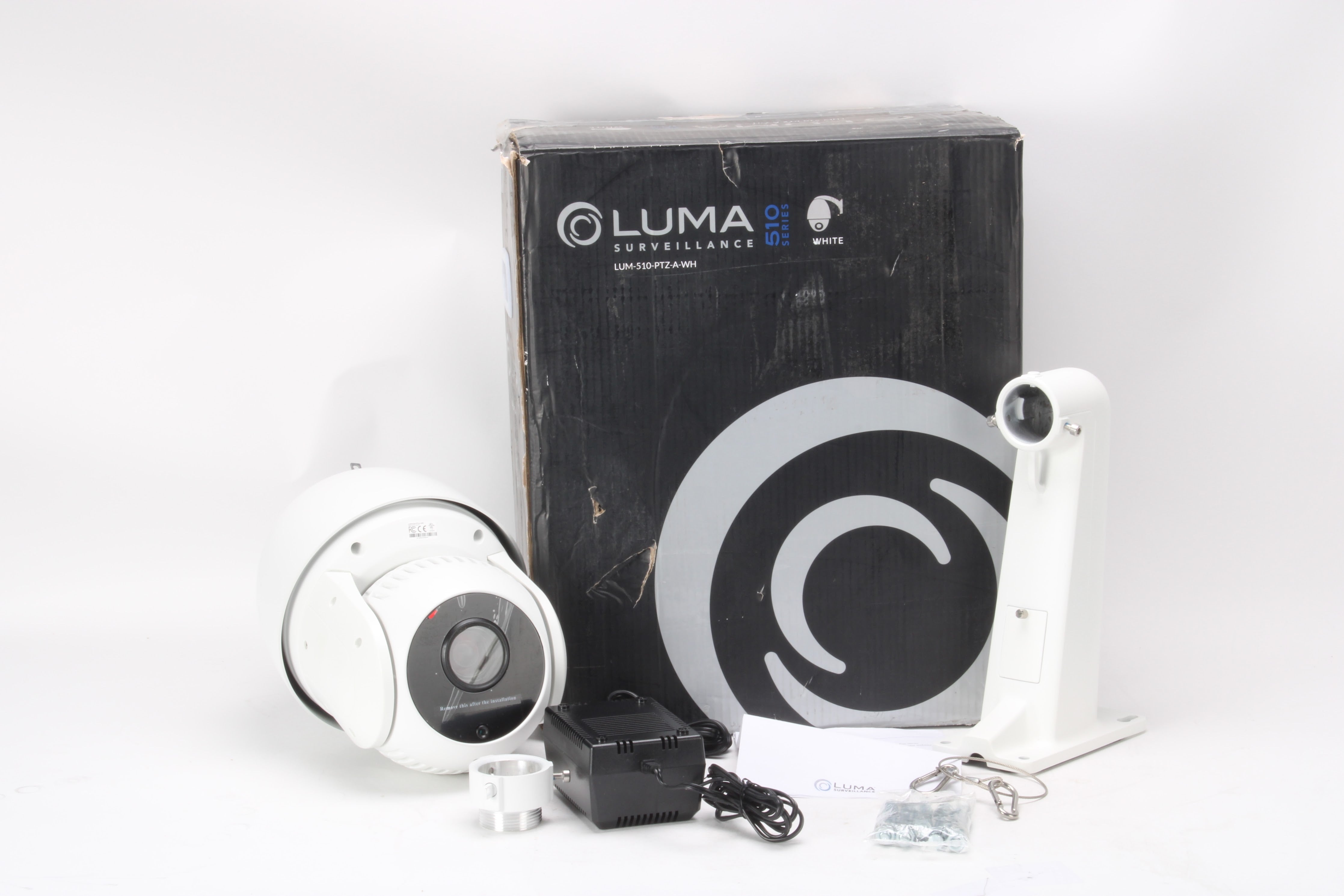 Luma Surveillance LUM-510-PTZ-A-WH Analog Outdoor Camera With Accessor ...